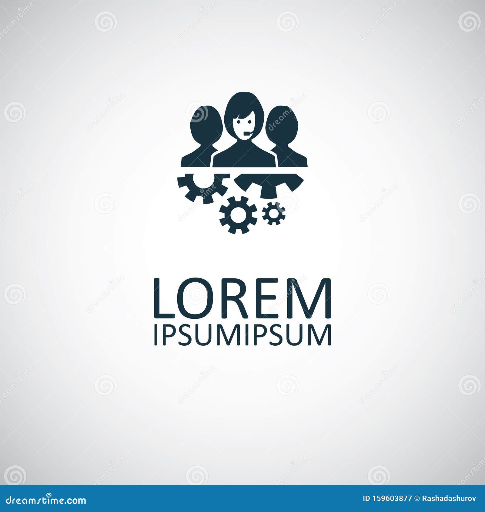 Support Team Icon. for Web and Stock Vector - Illustration of business ...