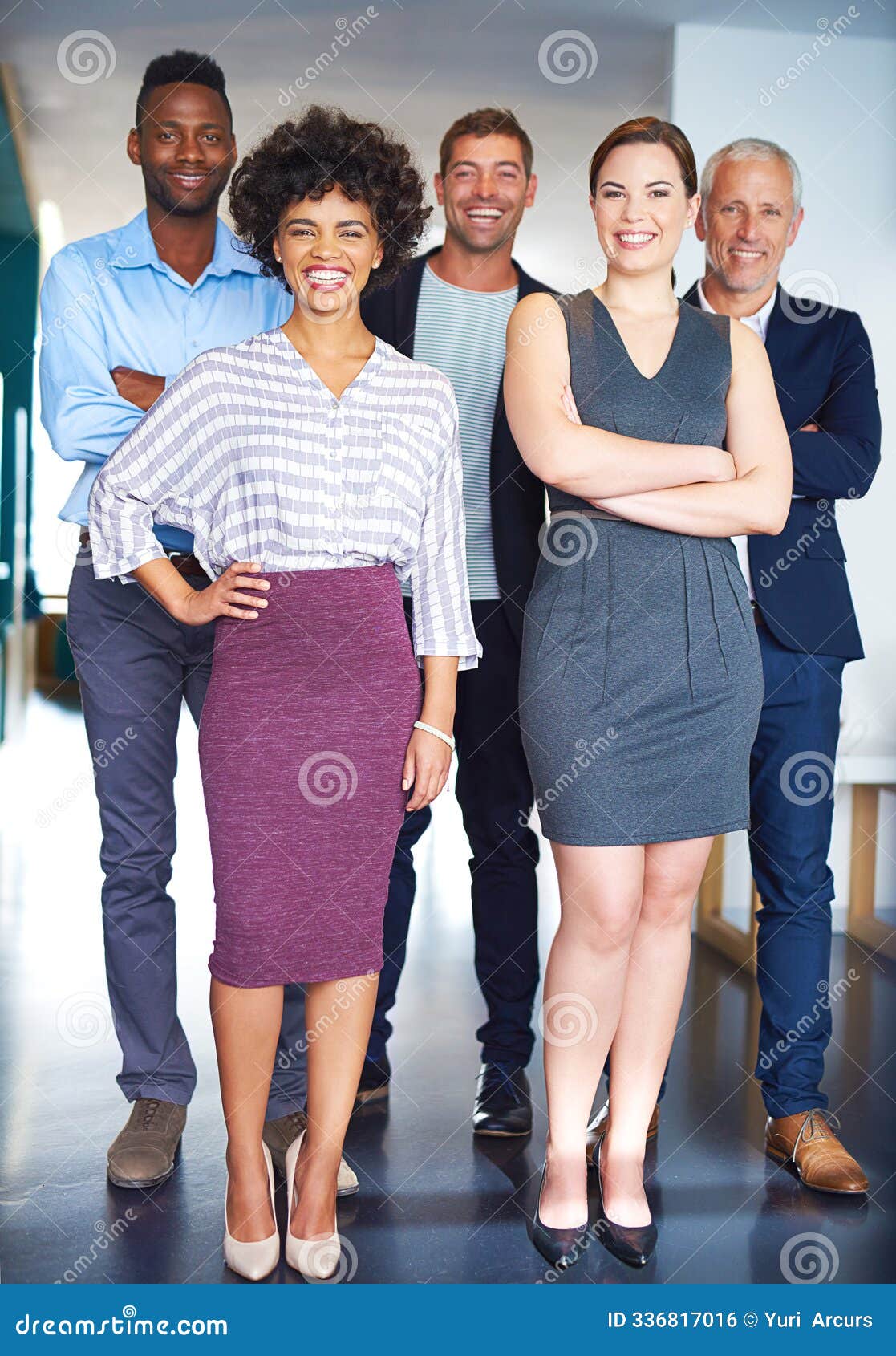 Support, Teamwork and Portrait with Business People in Office for ...