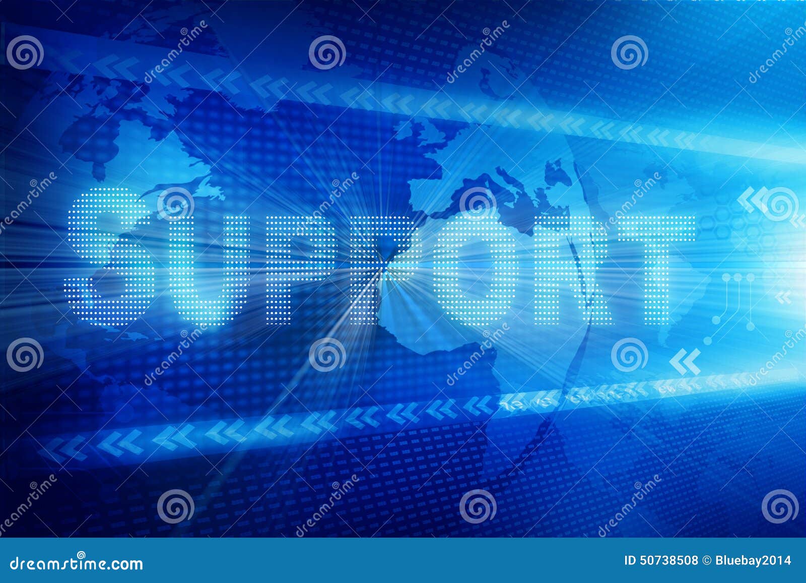 Support text stock illustration. Illustration of message - 50738508