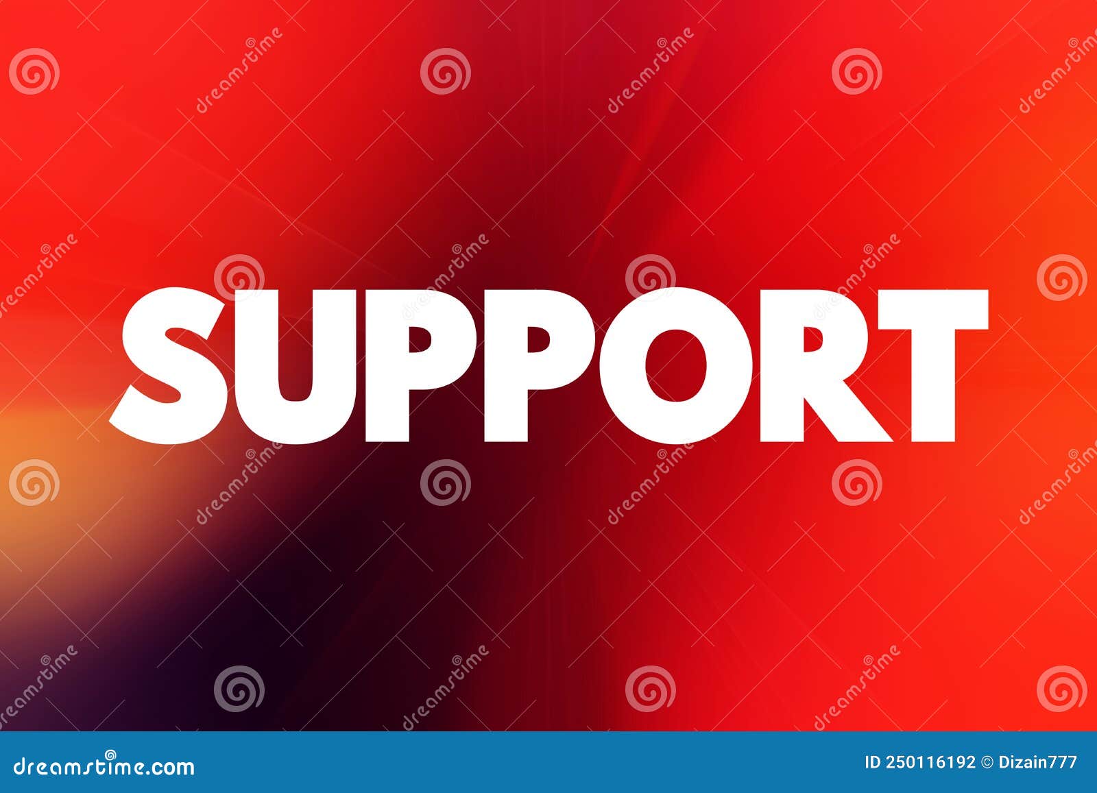 Support Text Quote, Concept Background Stock Illustration ...