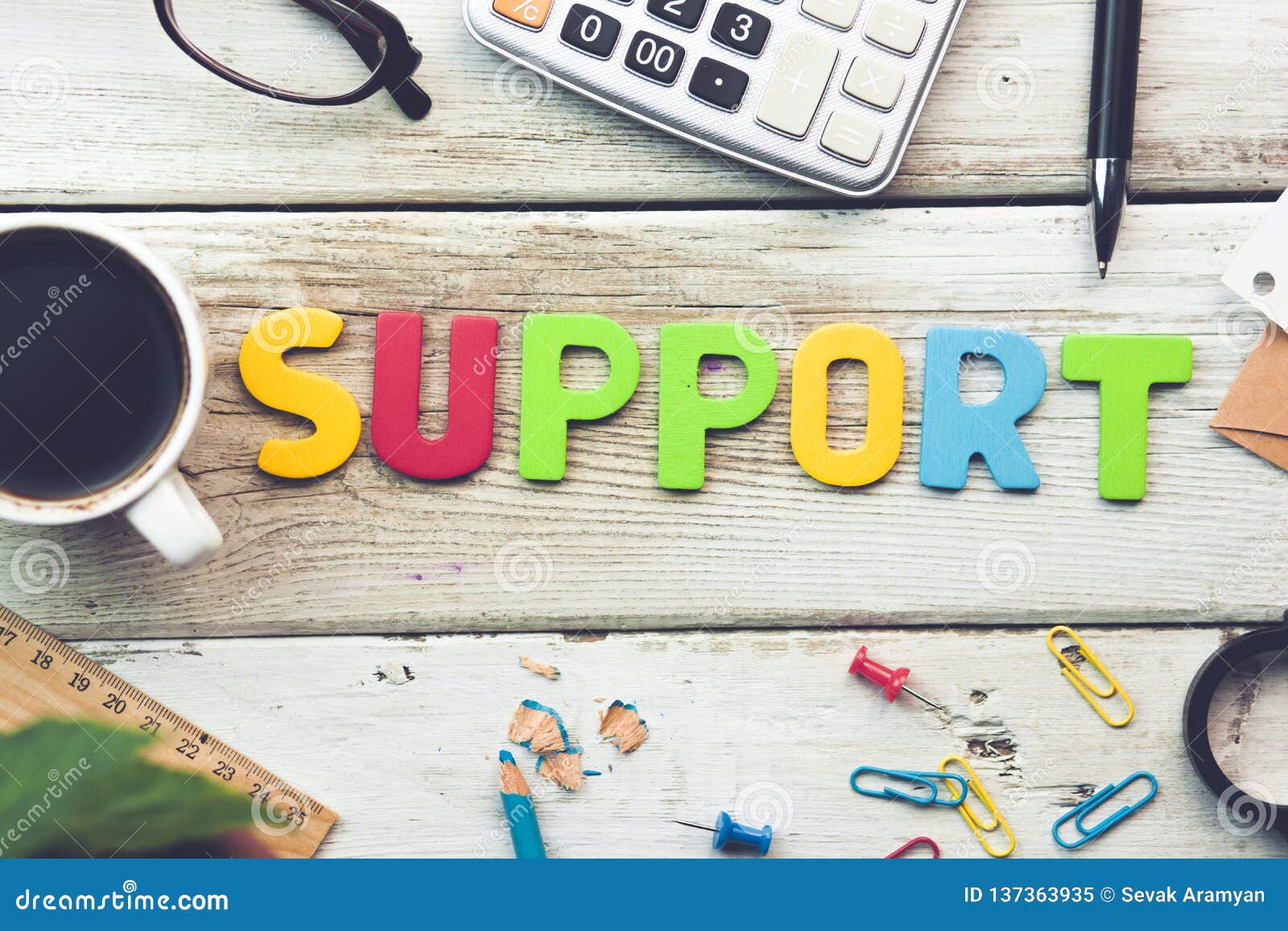 Support text stock image. Image of guide, notice, enter - 137363935