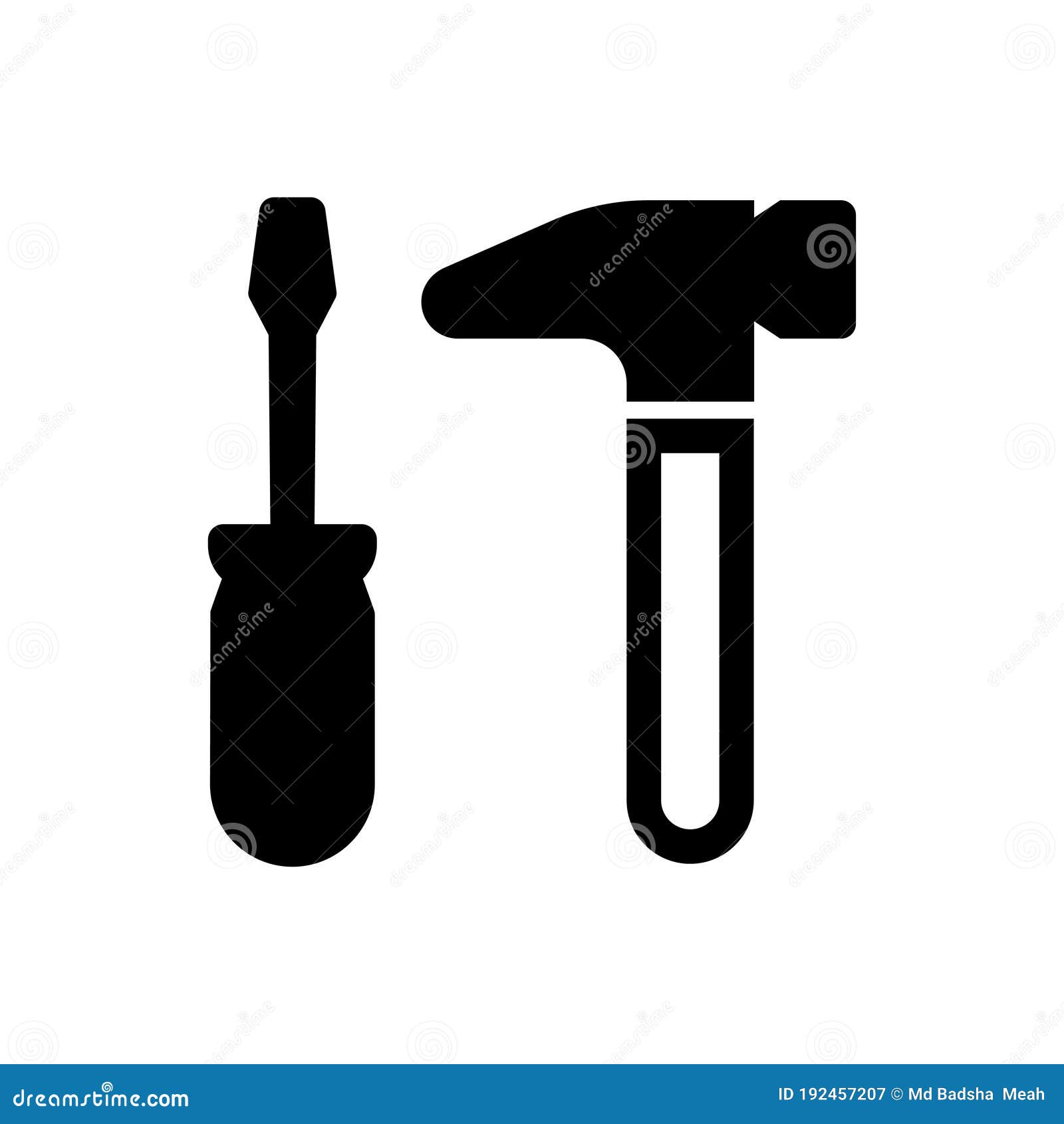 Support Tools Icon stock vector. Illustration of vector - 192457207