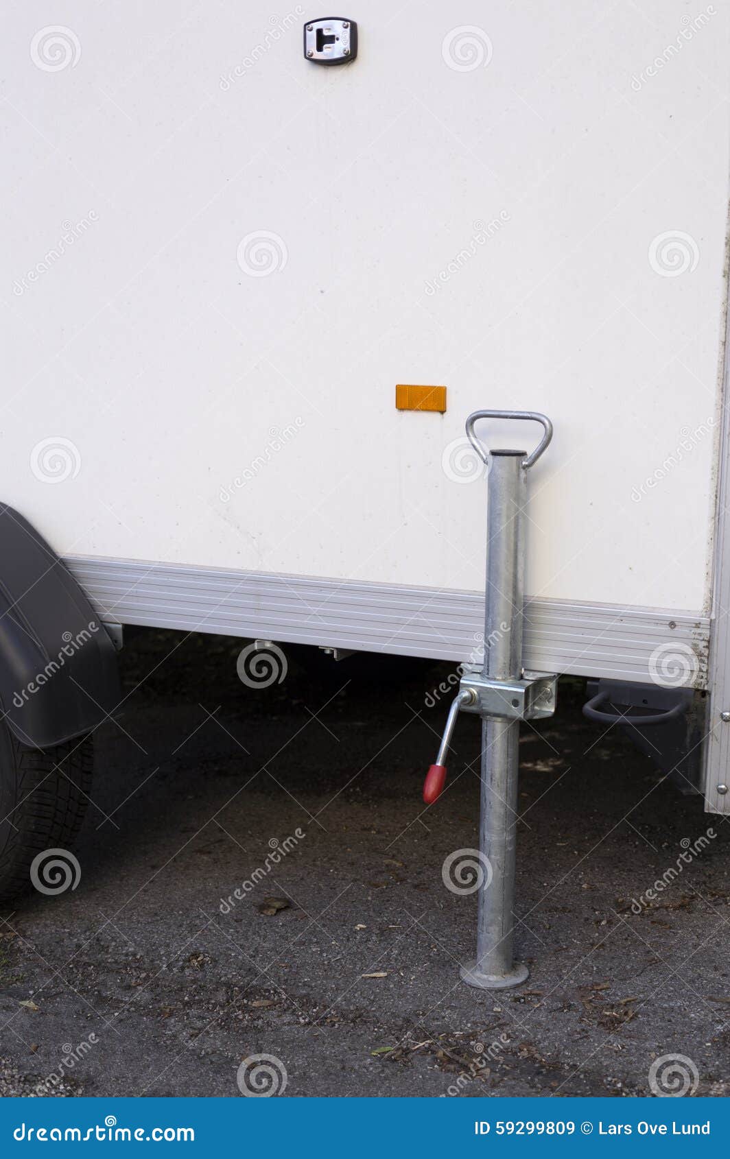 Support for a trailer stock image. Image of wagon, equipment - 59299809