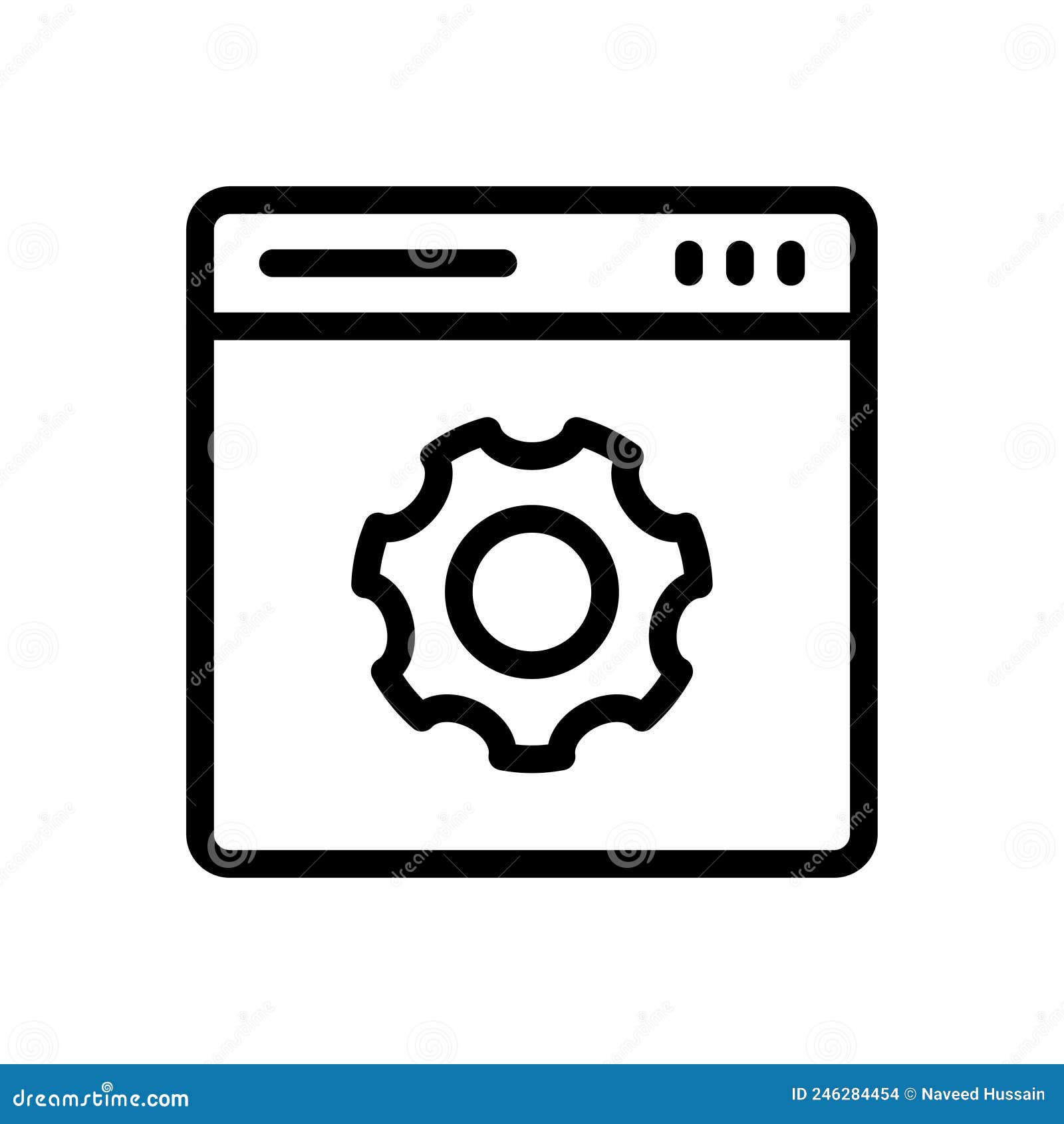 Support Vector Thin Line Icon Stock Illustration - Illustration of ...