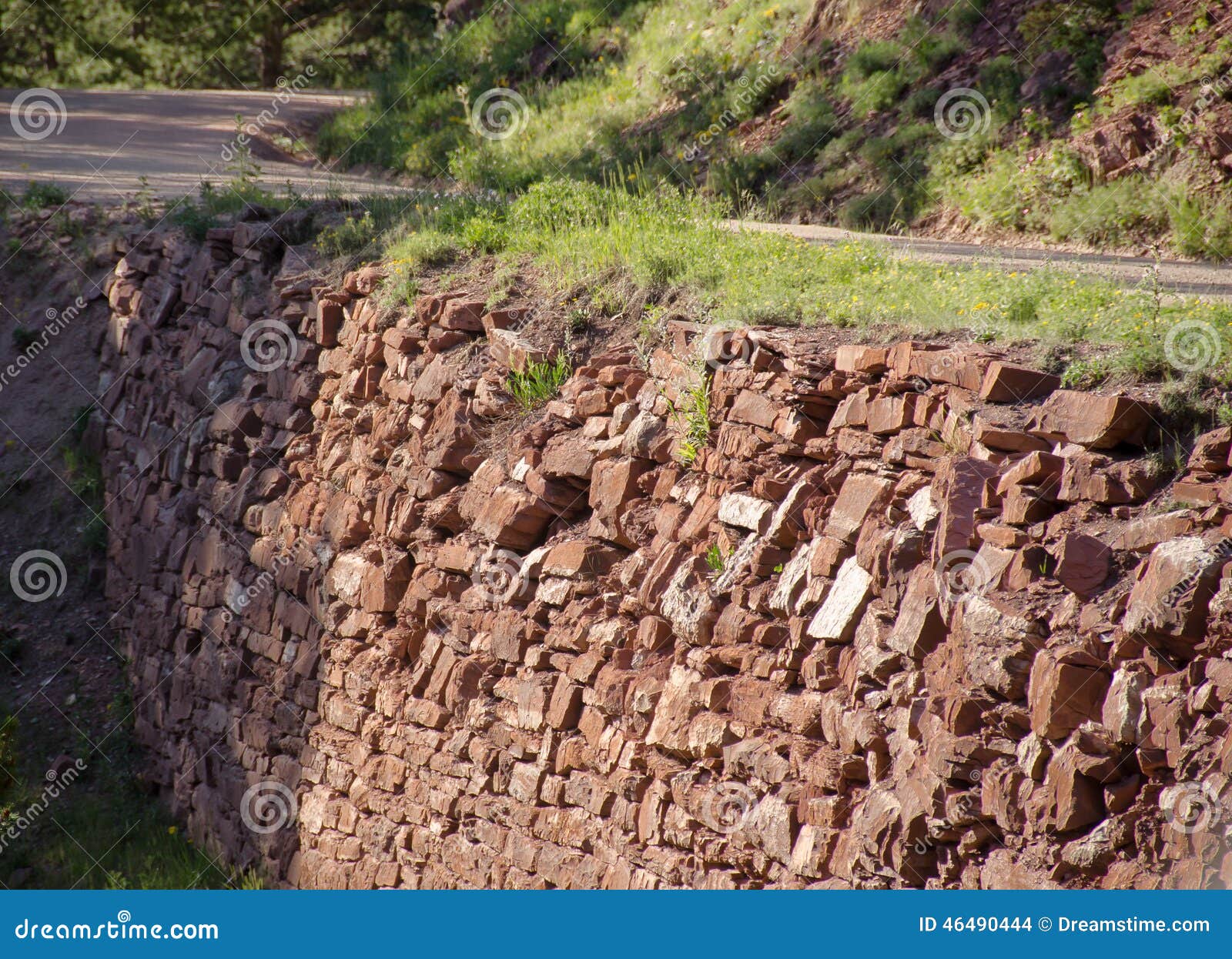 Support wall stock photo. Image of rocks, colorado, support - 46490444
