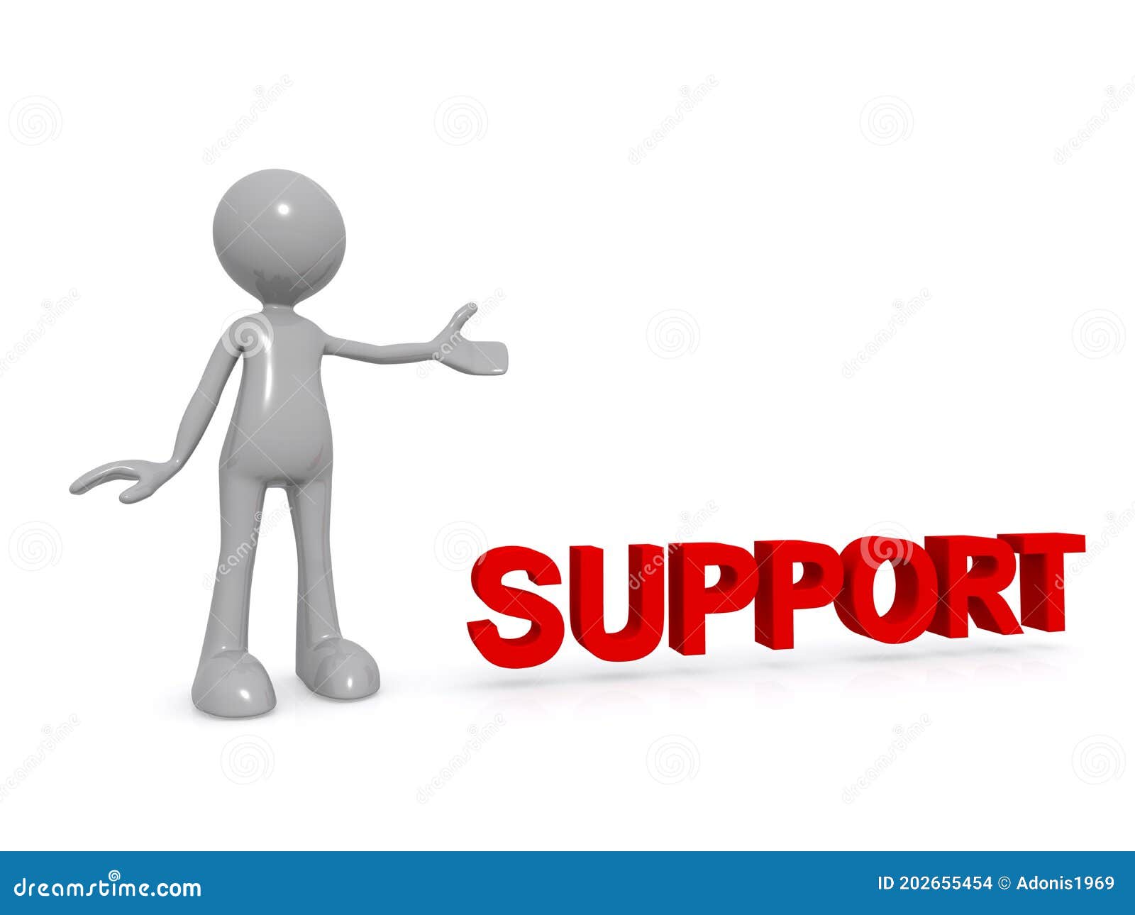 Support on white stock illustration. Illustration of computing - 202655454