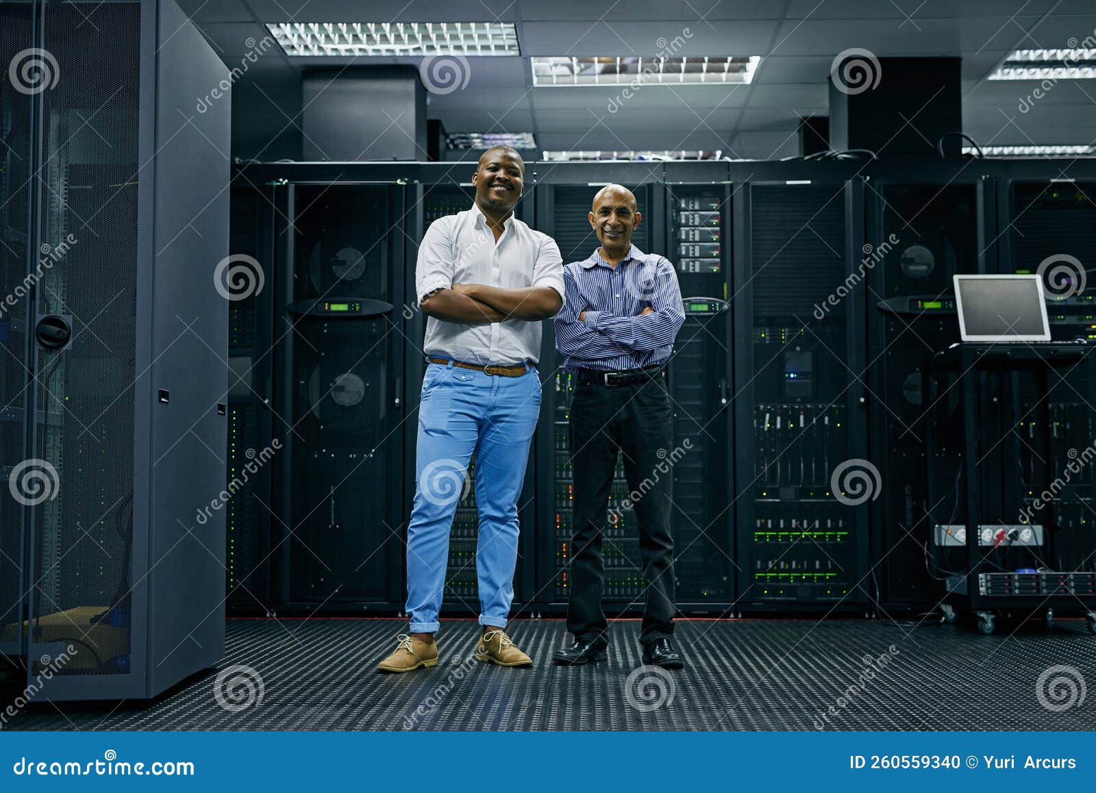 It Support at Your Service. Portrait of Two Confident it Technicians ...