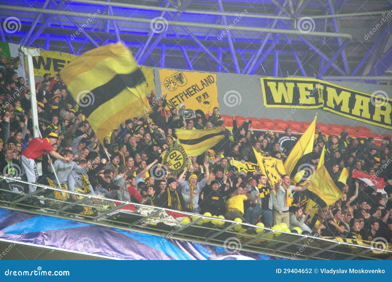Supporters and Fans of Borussia Dortmund Editorial Photography - Image ...