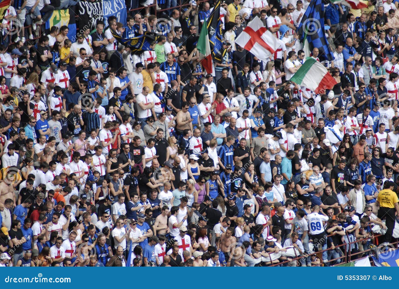 Supporters at the stadium editorial photography. Image of opponent ...