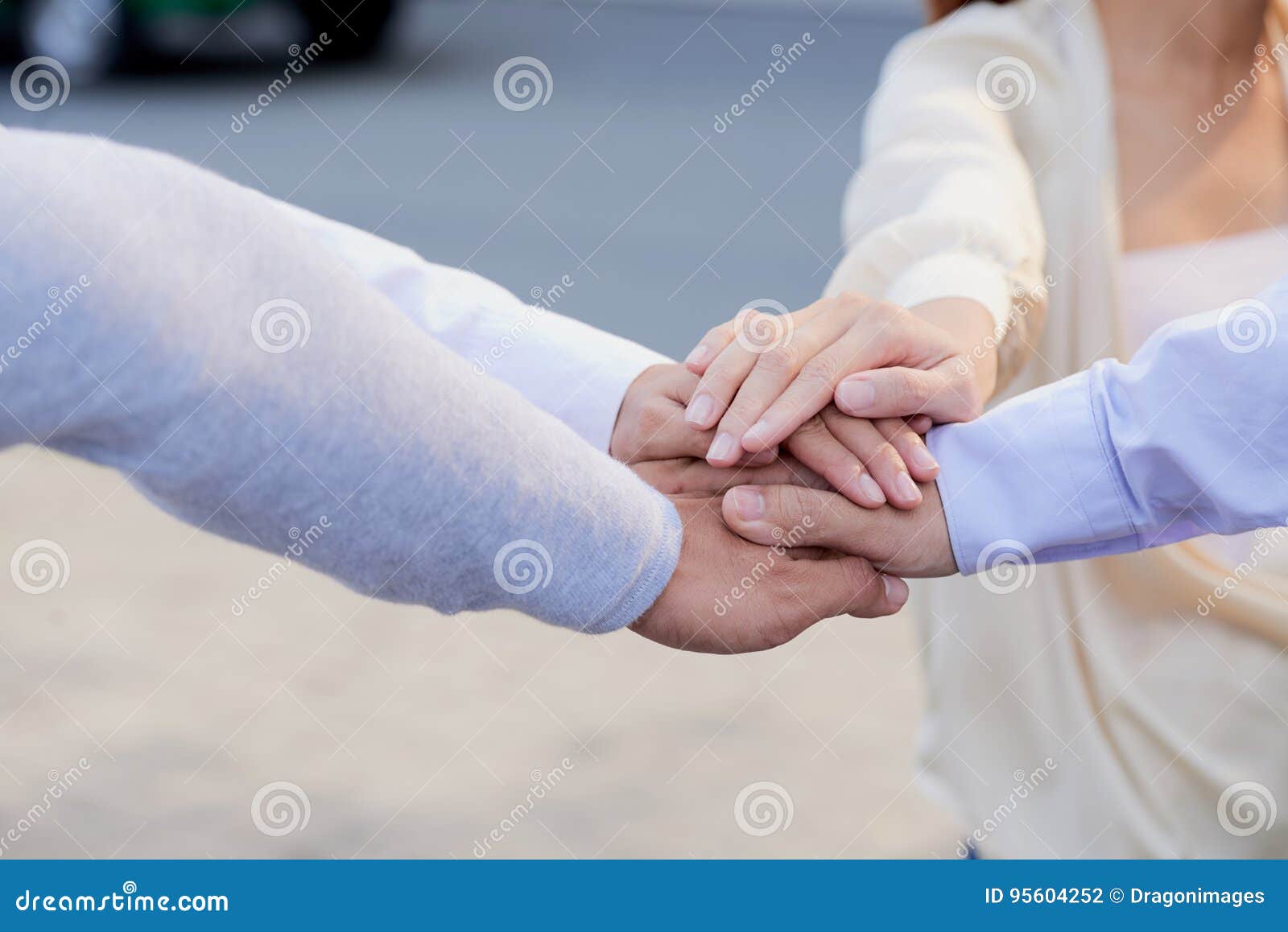Supporting each other stock photo. Image of business - 95604252