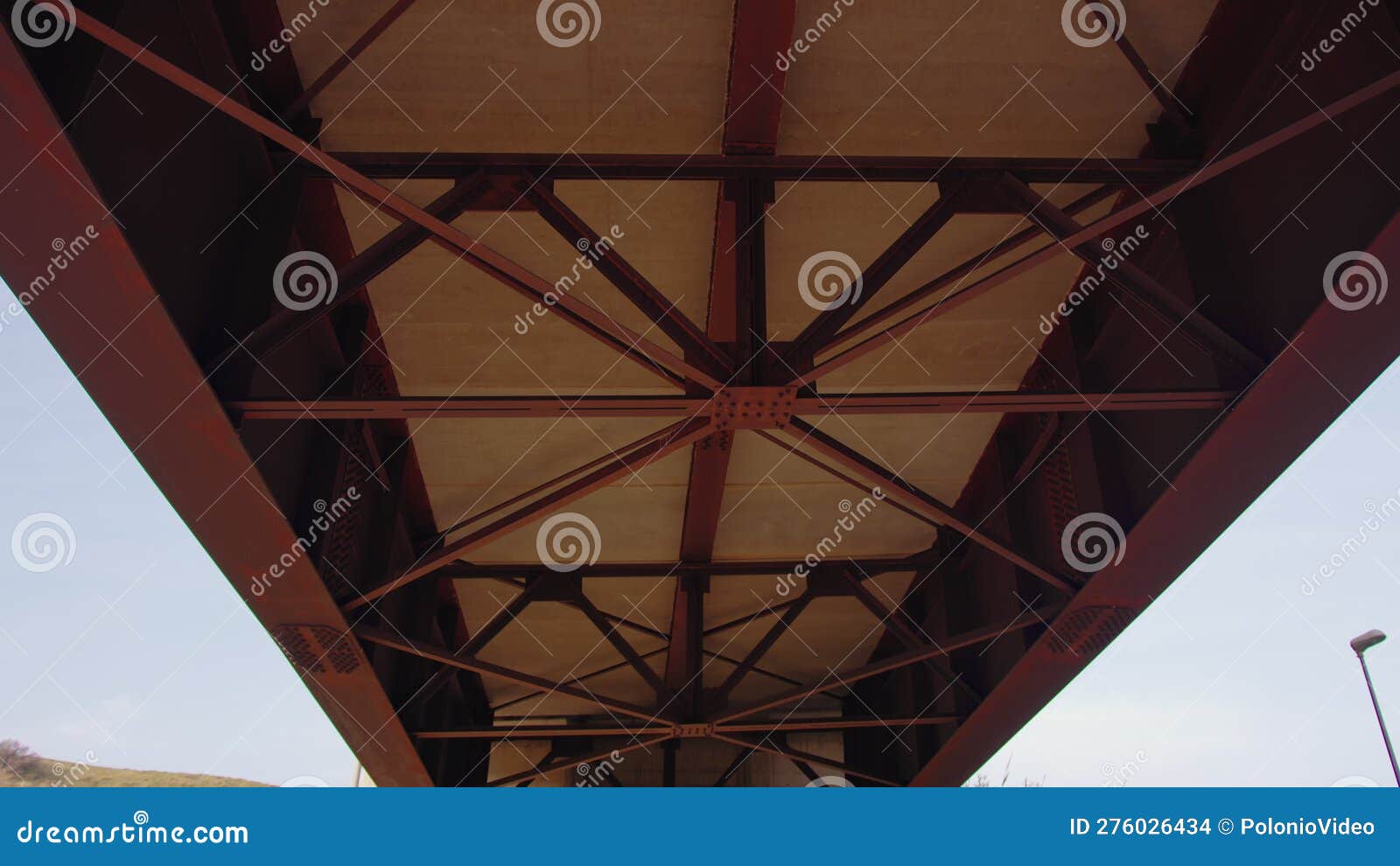 Supporting Engineering Structure of a Road Viaduct Stock Footage ...