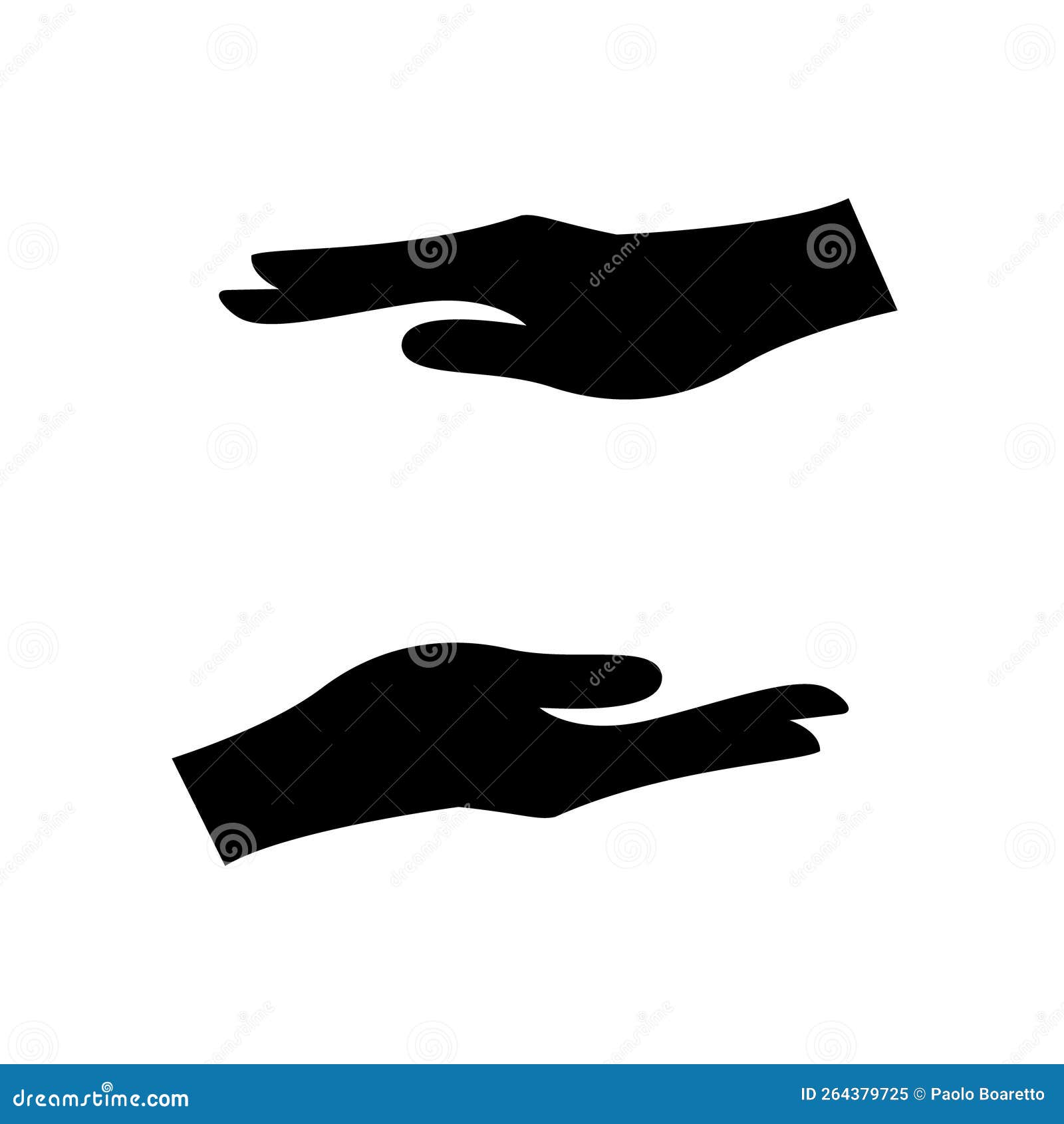Supporting Hands Illustration. Vector Protecting Hands Icon Stock ... Supporting Hands Illustration. Vector Protecting Hands Icon Stock ...
