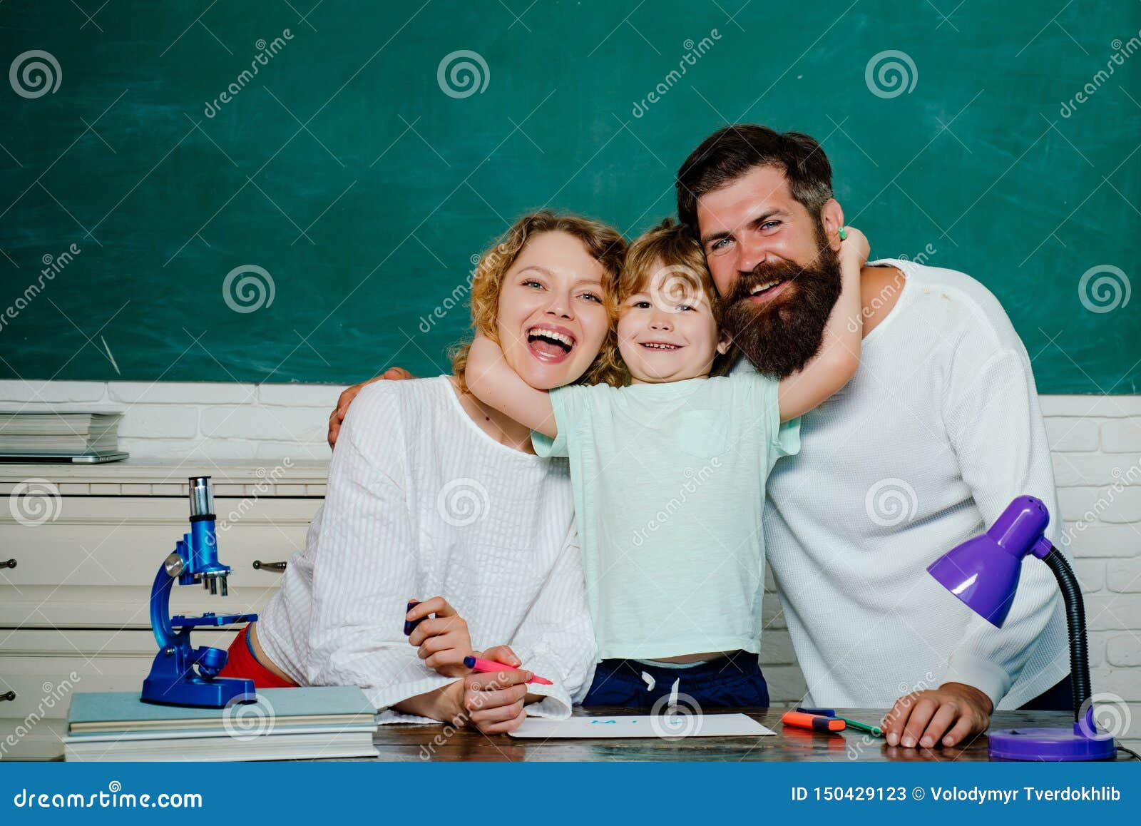 Supporting Pupils at School. Parents Feeling Proud on Progress of Son ...