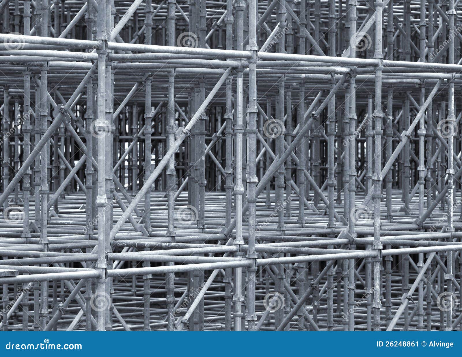 Supporting Scaffold Construction Stock Image - Image of manufacturing ...