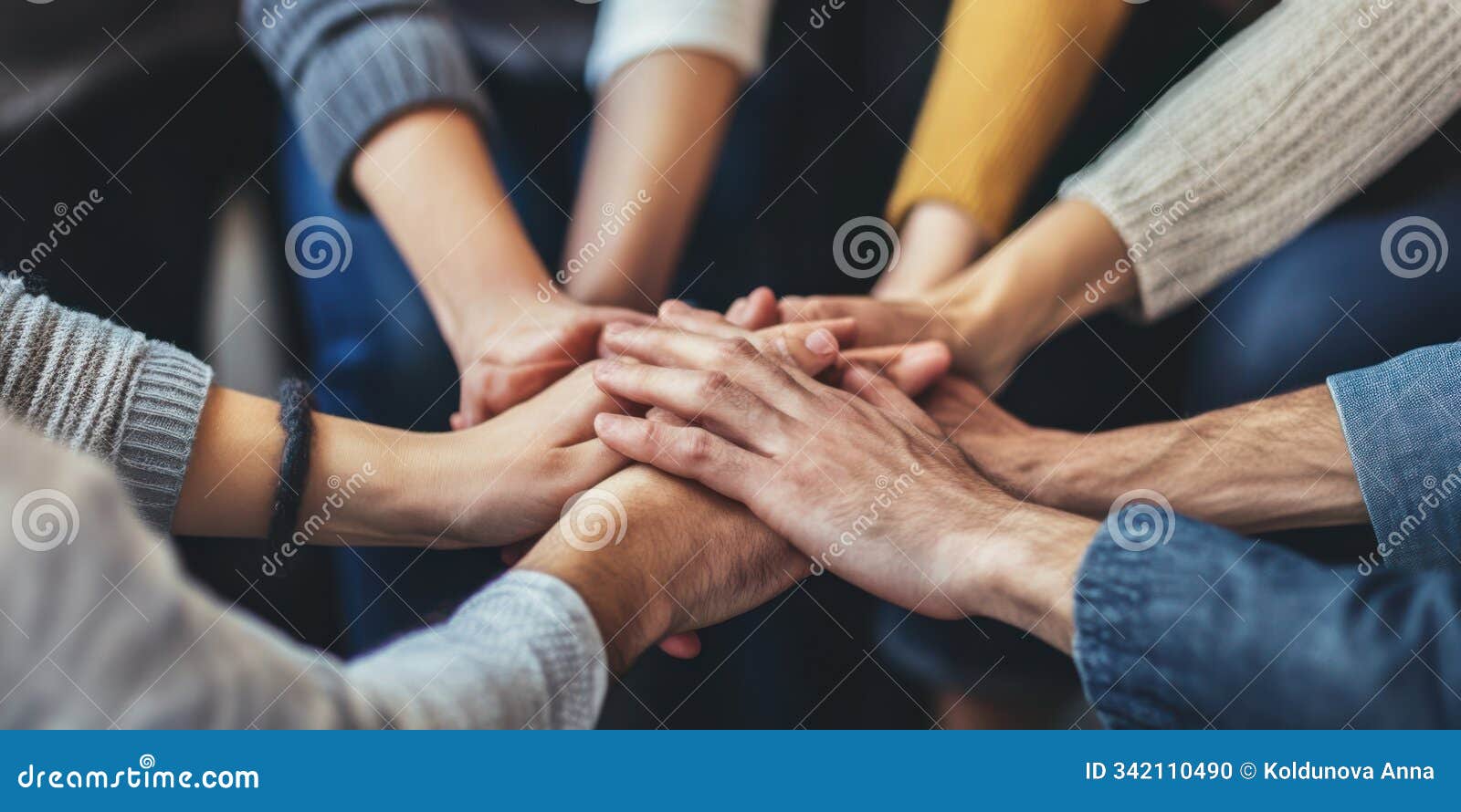 Supportive Environments. People Holding Hands Stock Photo - Image of ...