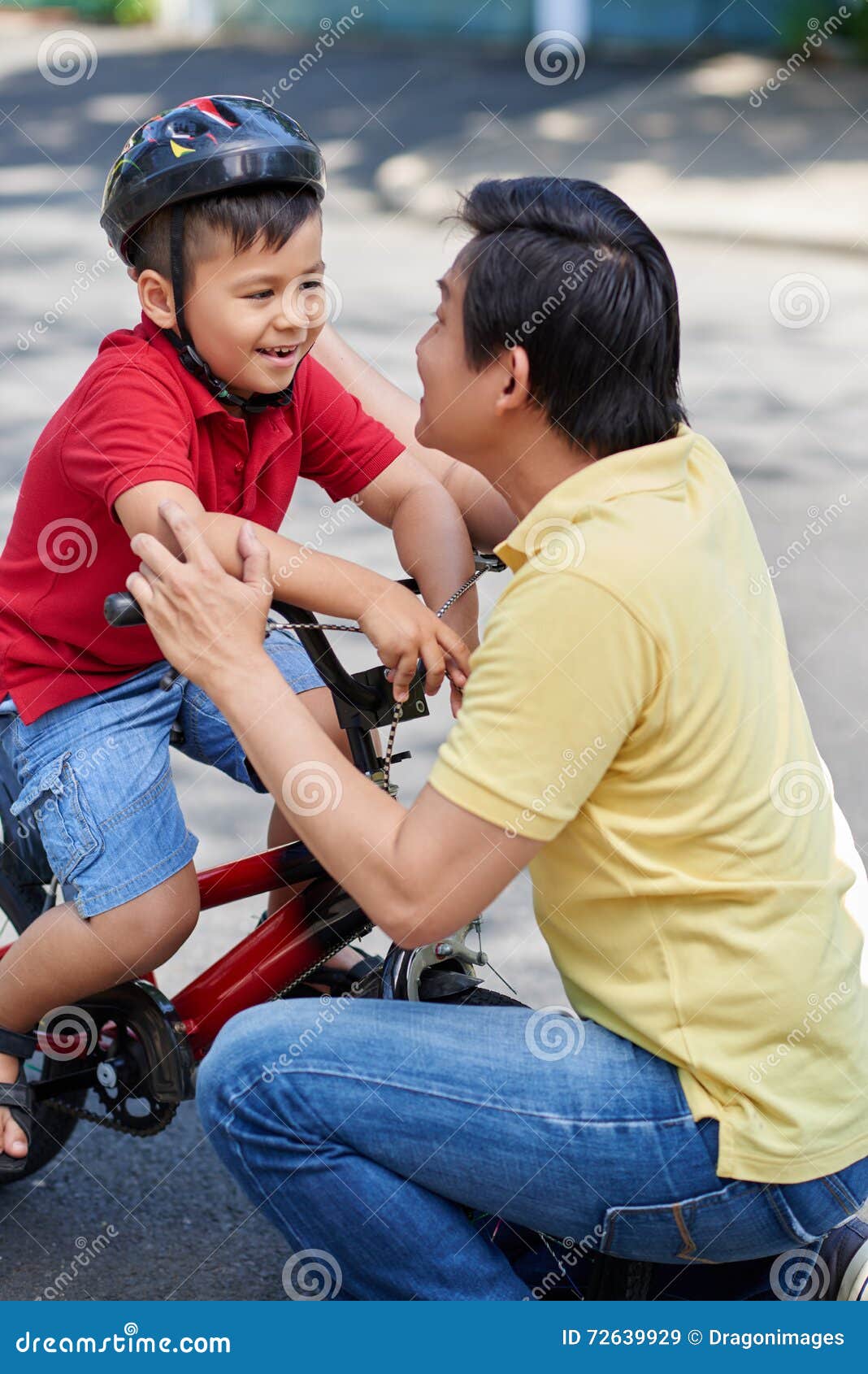 Supportive father stock image. Image of vietnamese, fatherhood - 72639929