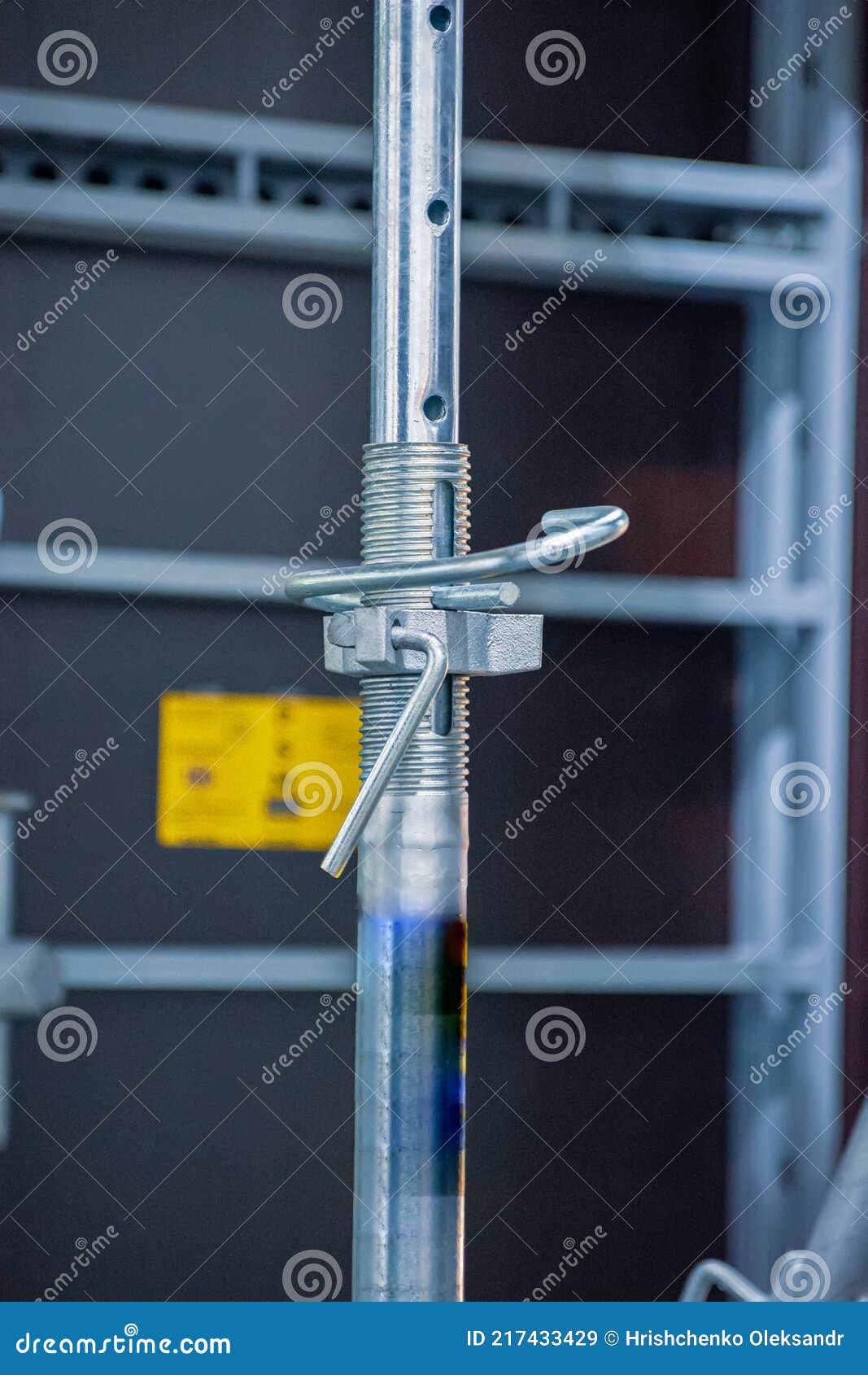 Supports for Wall Formwork Supports Stock Image - Image of house ...
