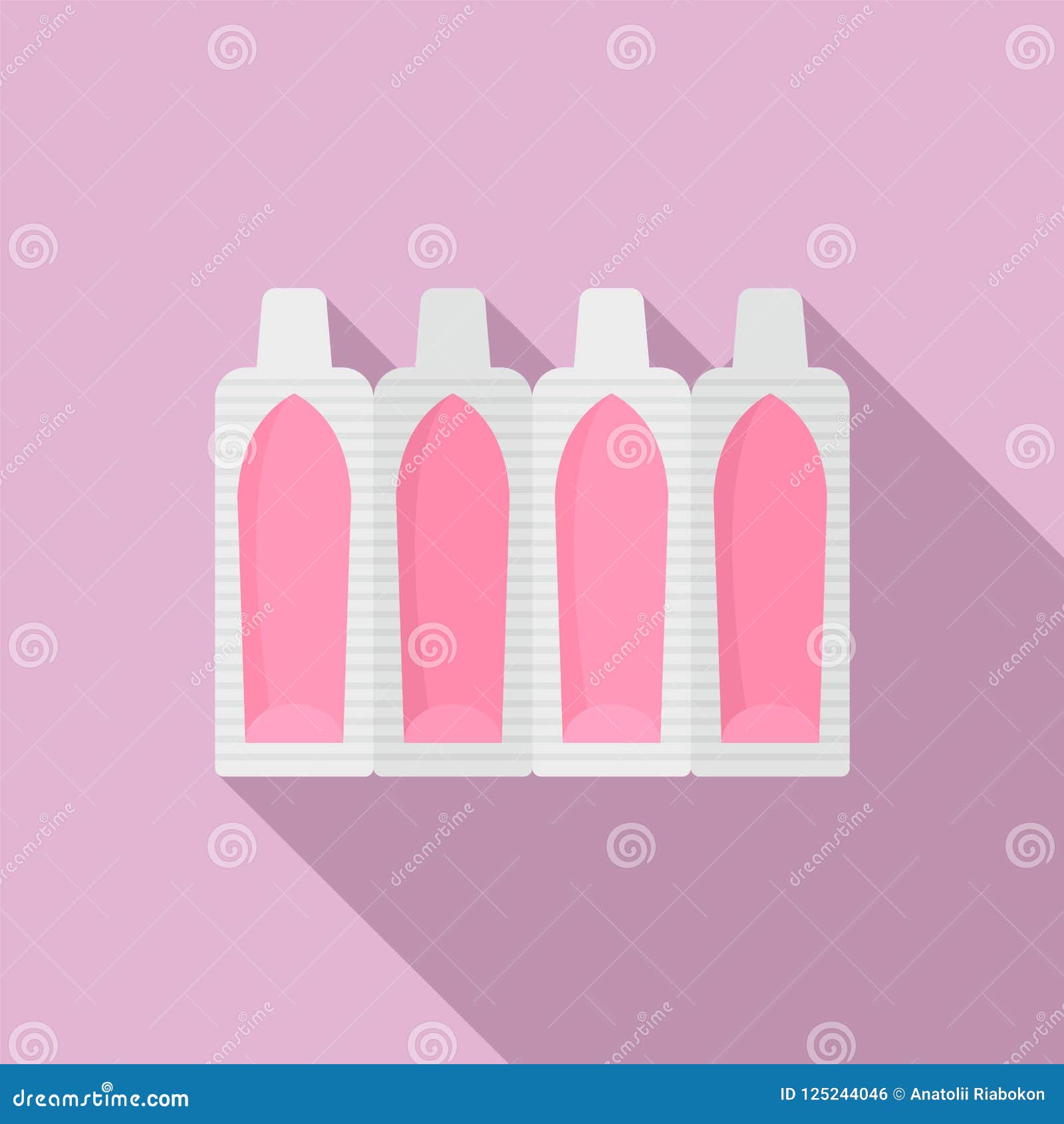 Suppositories Icon, Flat Style Stock Vector - Illustration of bacteria, anal: 125244046