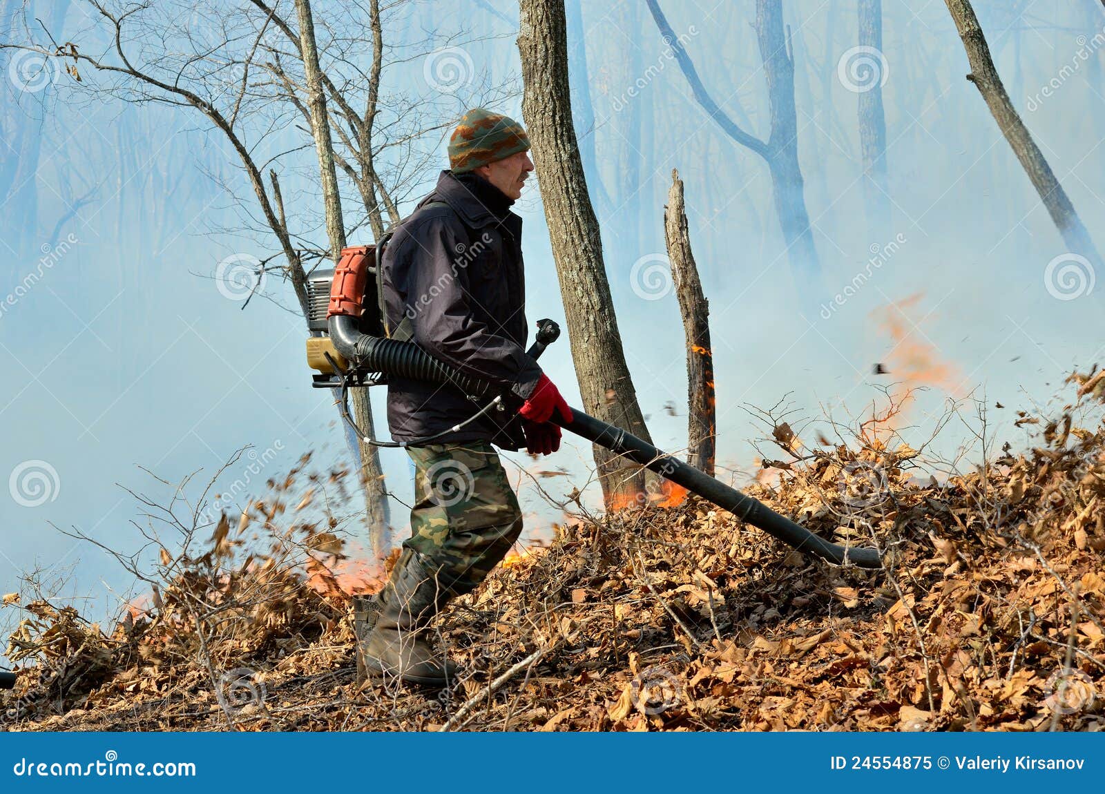 Suppression of Forest Fire 60 Stock Image - Image of heat, ranger: 24554875