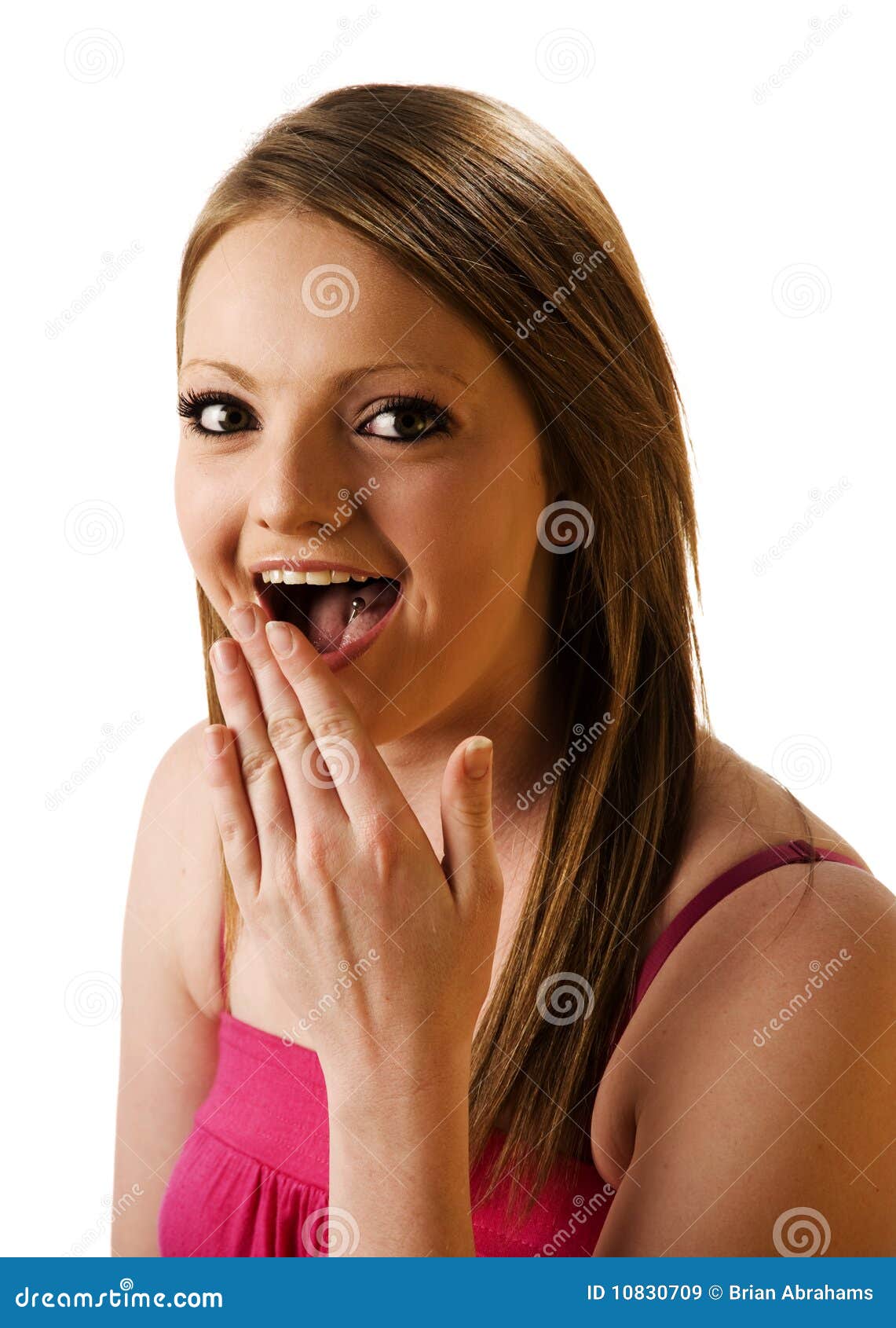 Supprised stockbild. Bild von recht, freundlich, frau - 10830709