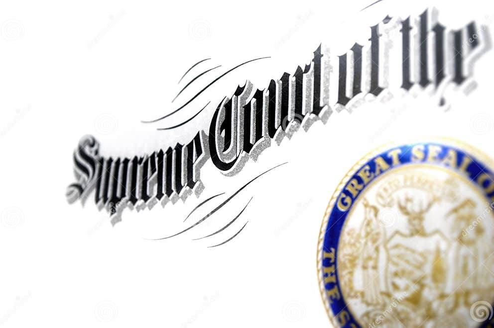 Supreme Court Certificate stock photo. Image of lawyers - 4871776
