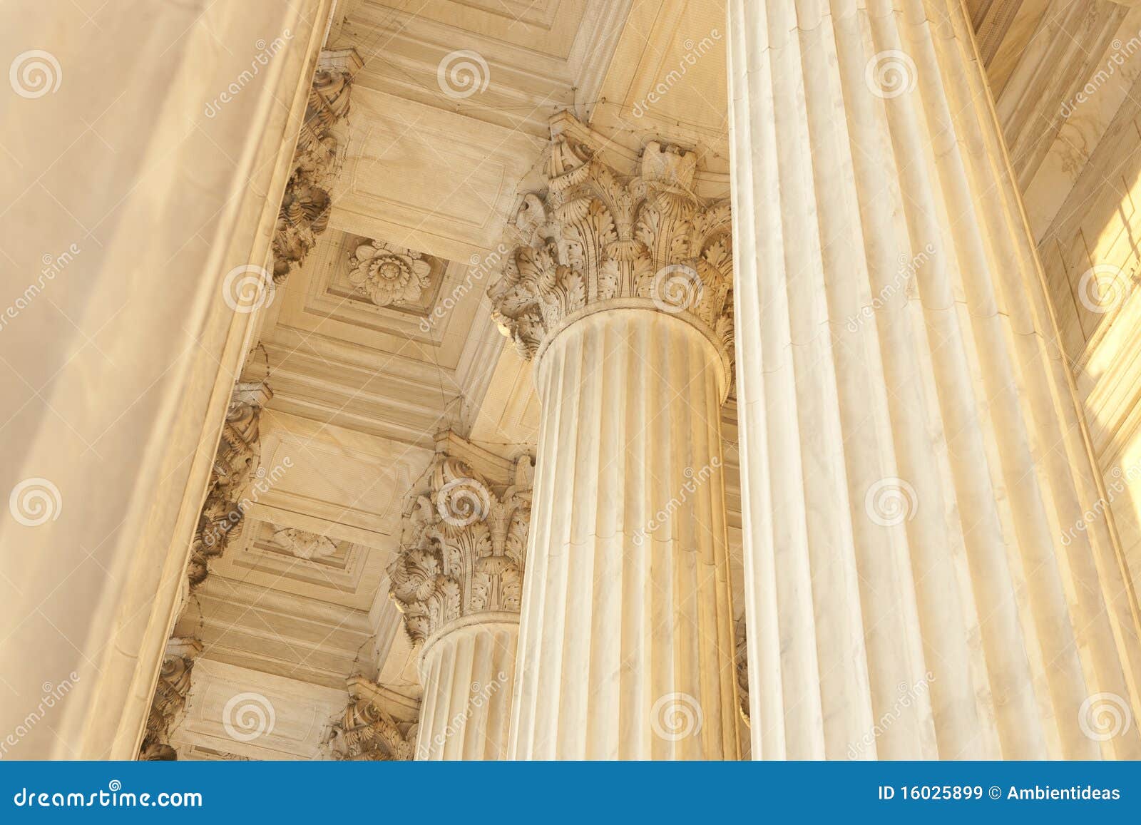 Supreme Court Column Details Stock Image - Image of system, america ...