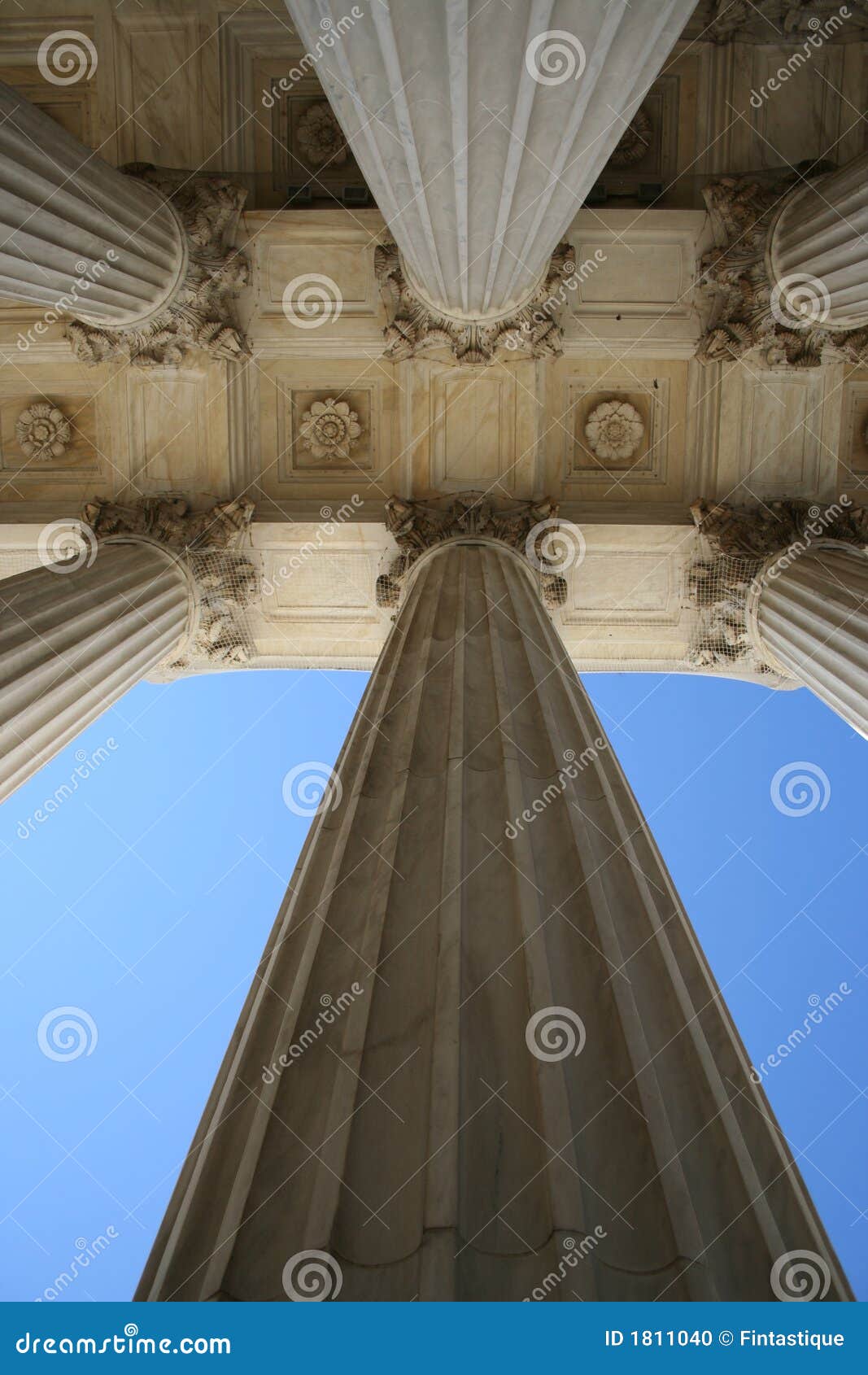 Supreme court columns stock photo. Image of colonnade - 1811040