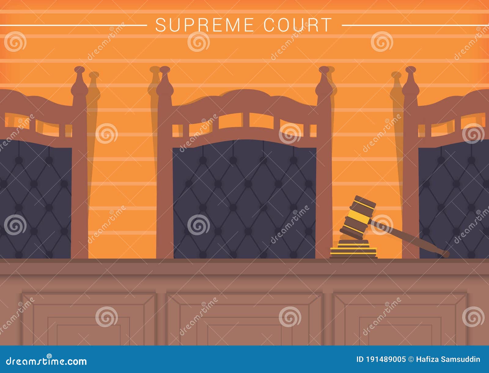 Supreme Court Design. Vector Illustration Decorative Design Stock ...