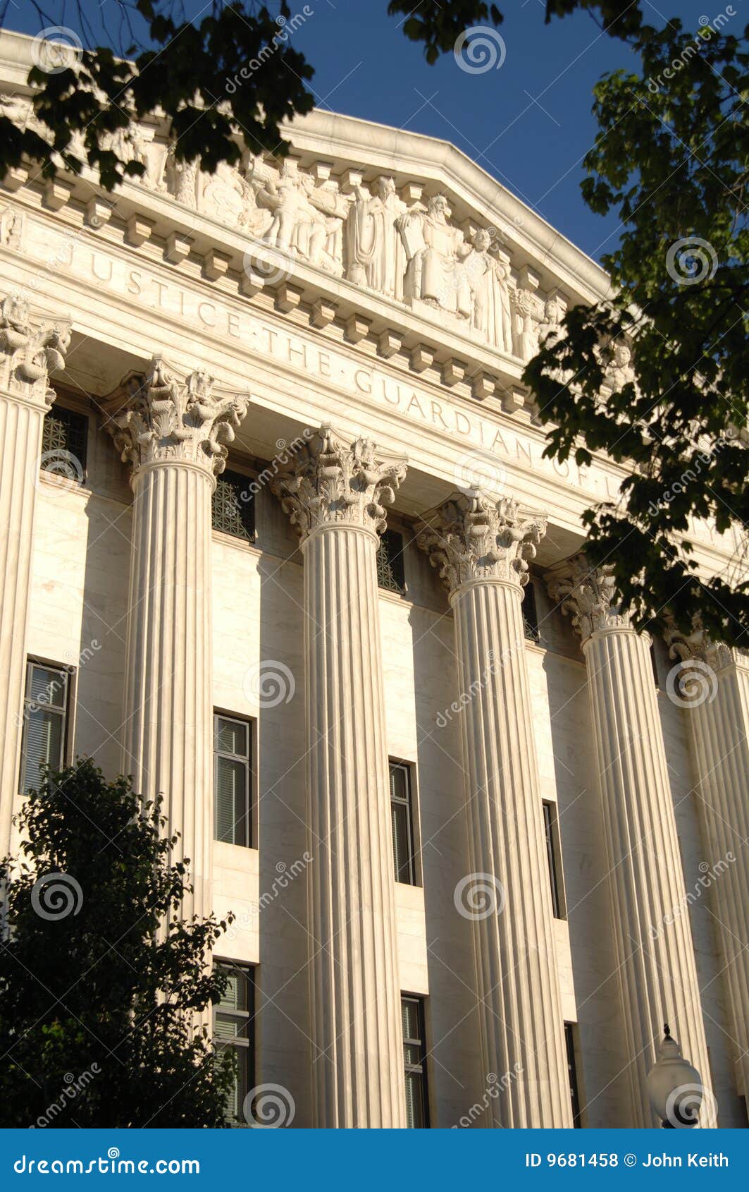 Supreme Court Facade stock photo. Image of stable, strength - 9681458