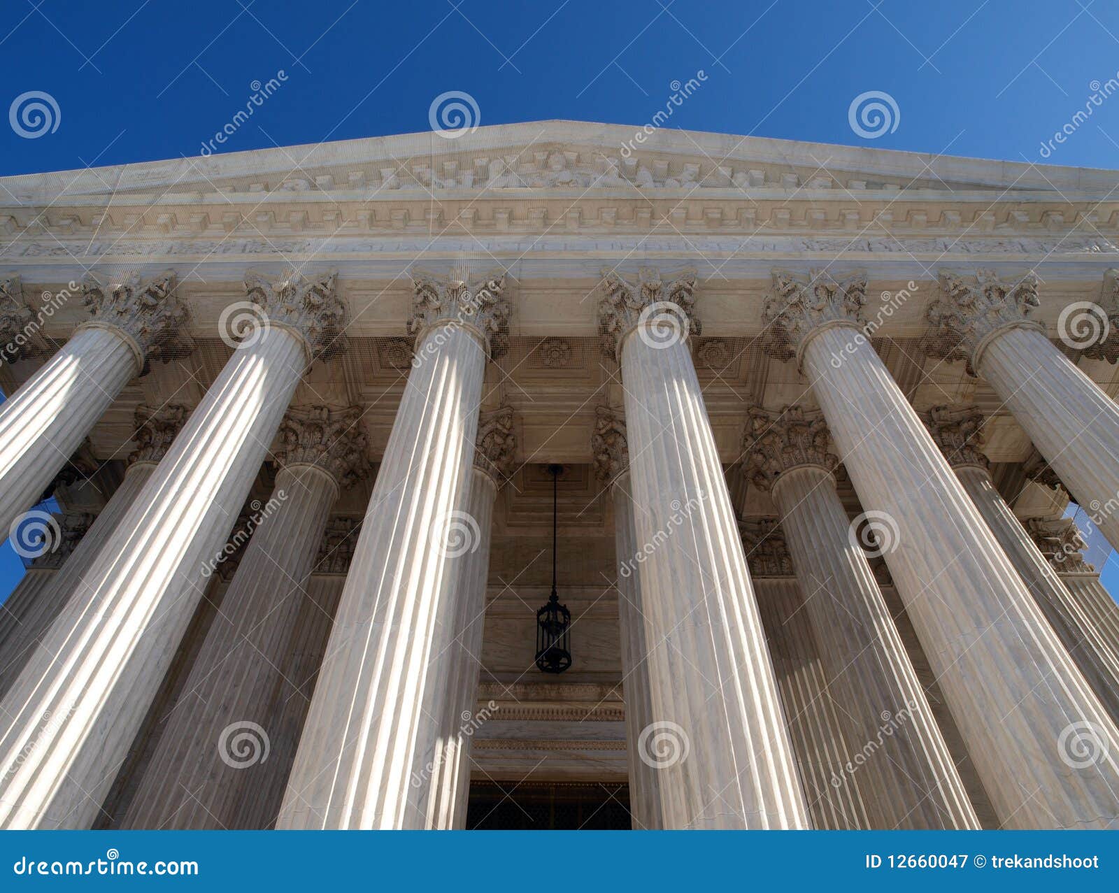 Supreme Court Pillars stock image. Image of power, federal - 12660047