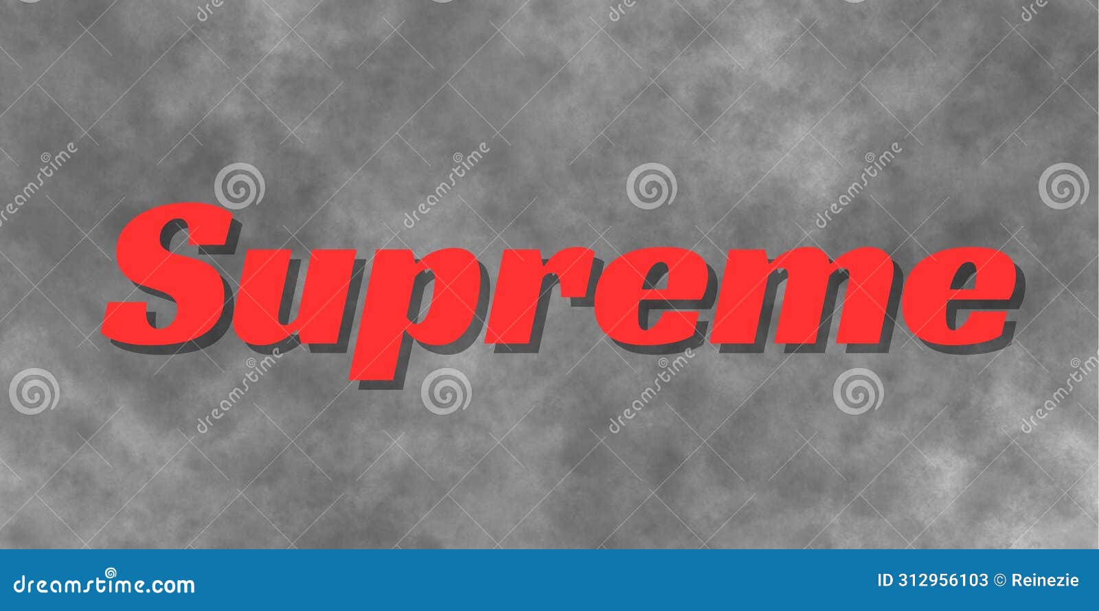Supreme Logo Design stock illustration. Illustration of abstract ...