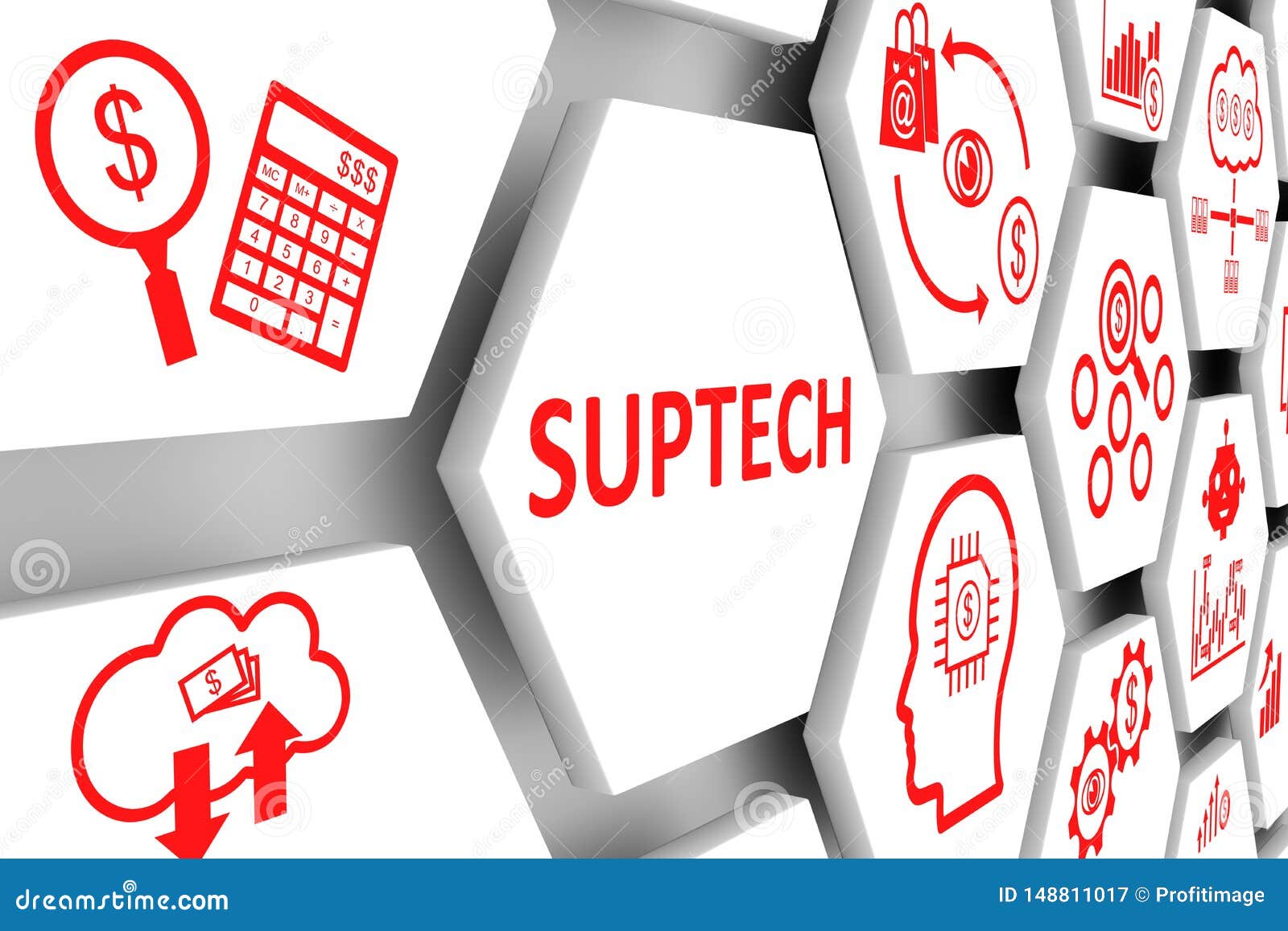 Suptech Regtech Supervisory Regulation Technology Concept On Virtual ...