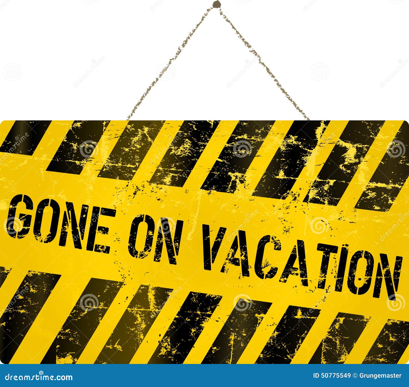 Sur le signe de vacances illustration de vecteur. Illustration du ...