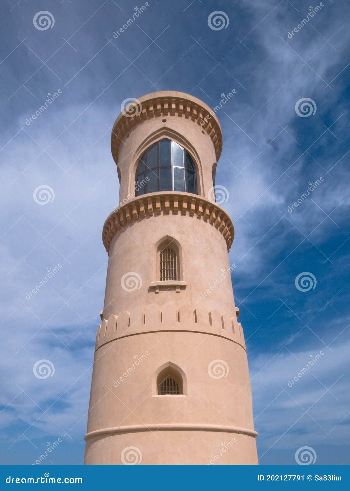 Sur Light House Tower , Oman Stock Image - Image of oman, architecture ...