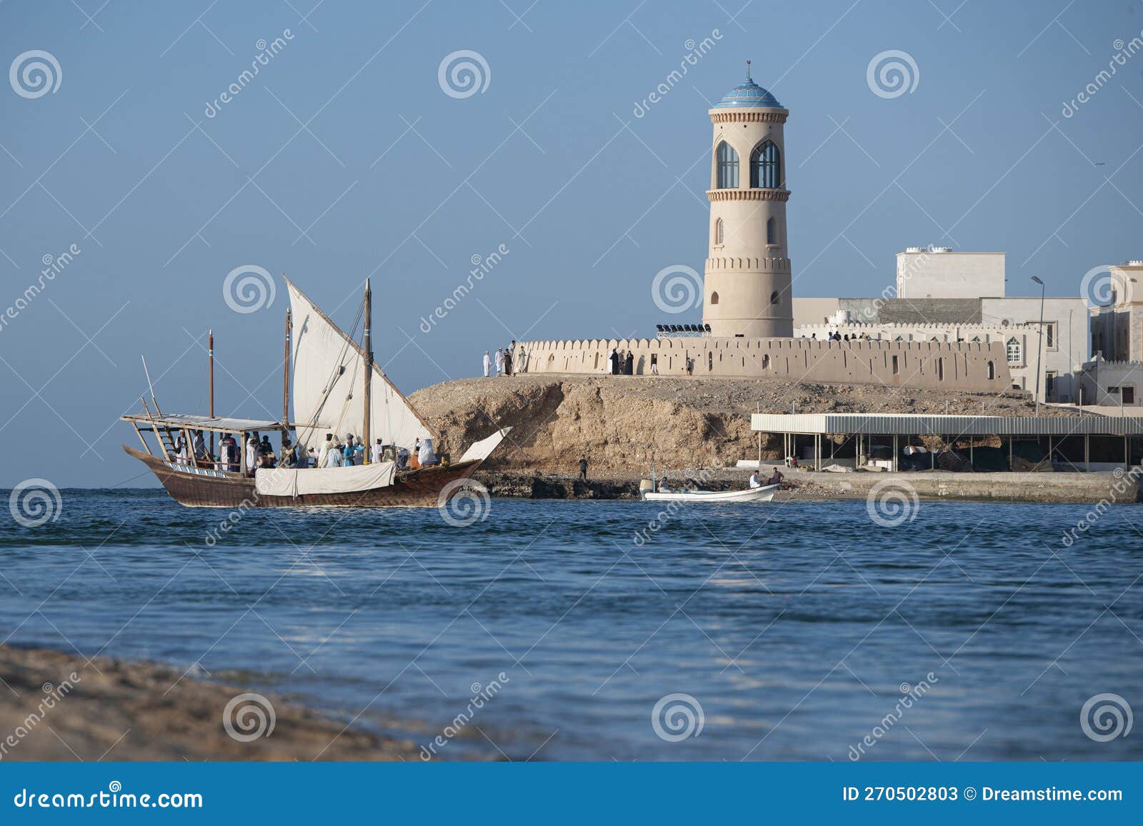 Sur Oman ship wooden editorial stock photo. Image of mast - 270502803