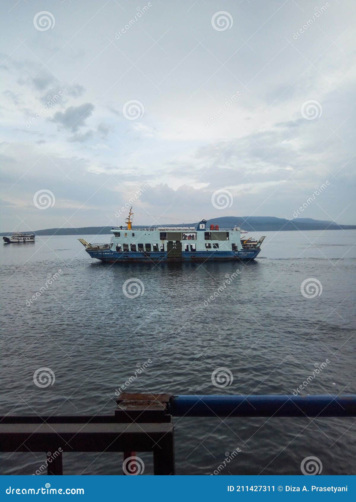 Surabaya, East Java - December 1, 2020: the View from the Ferry while ...