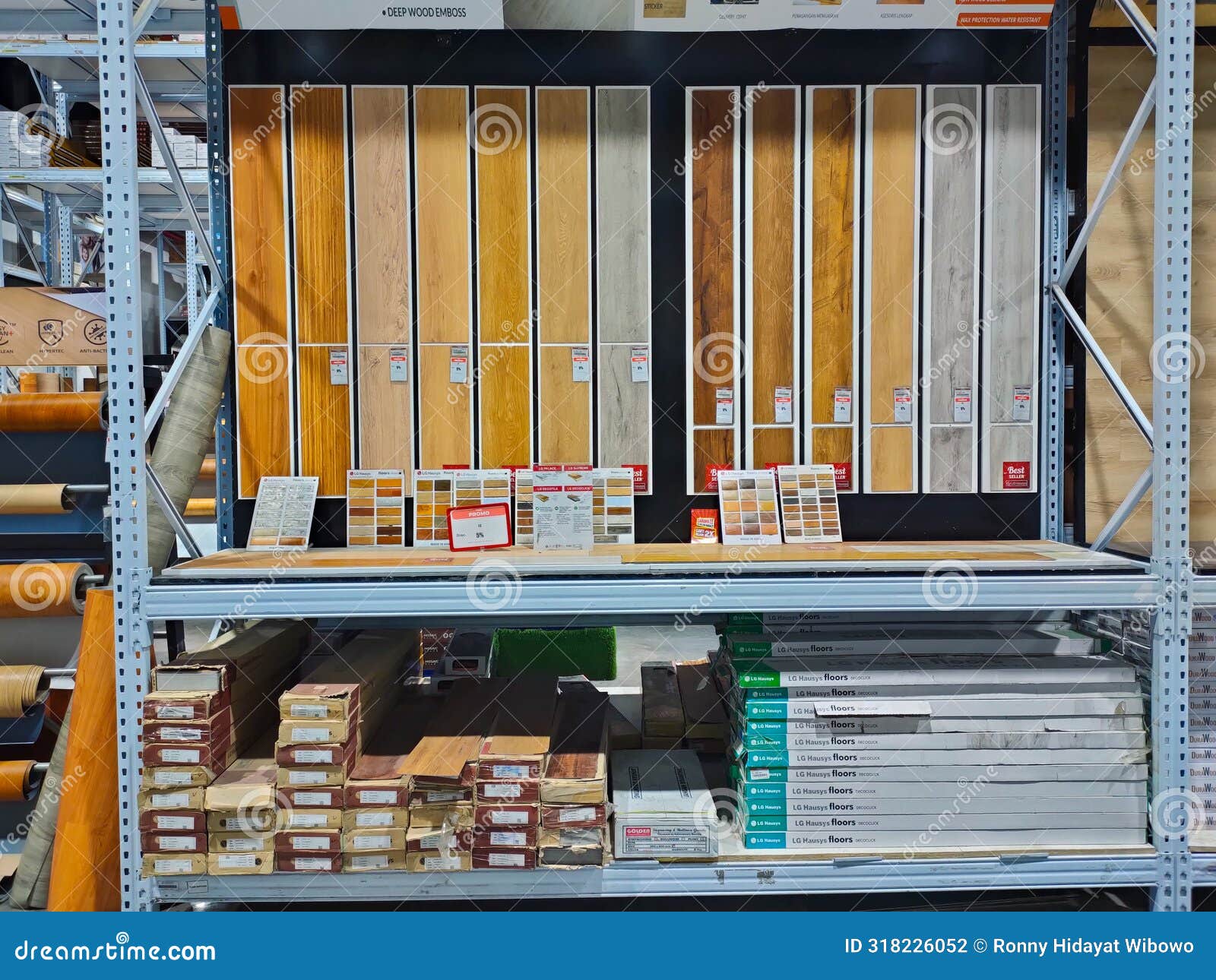 Ceramic Tile Product Showroom with an Array of Floor Ceramic Tiles ...