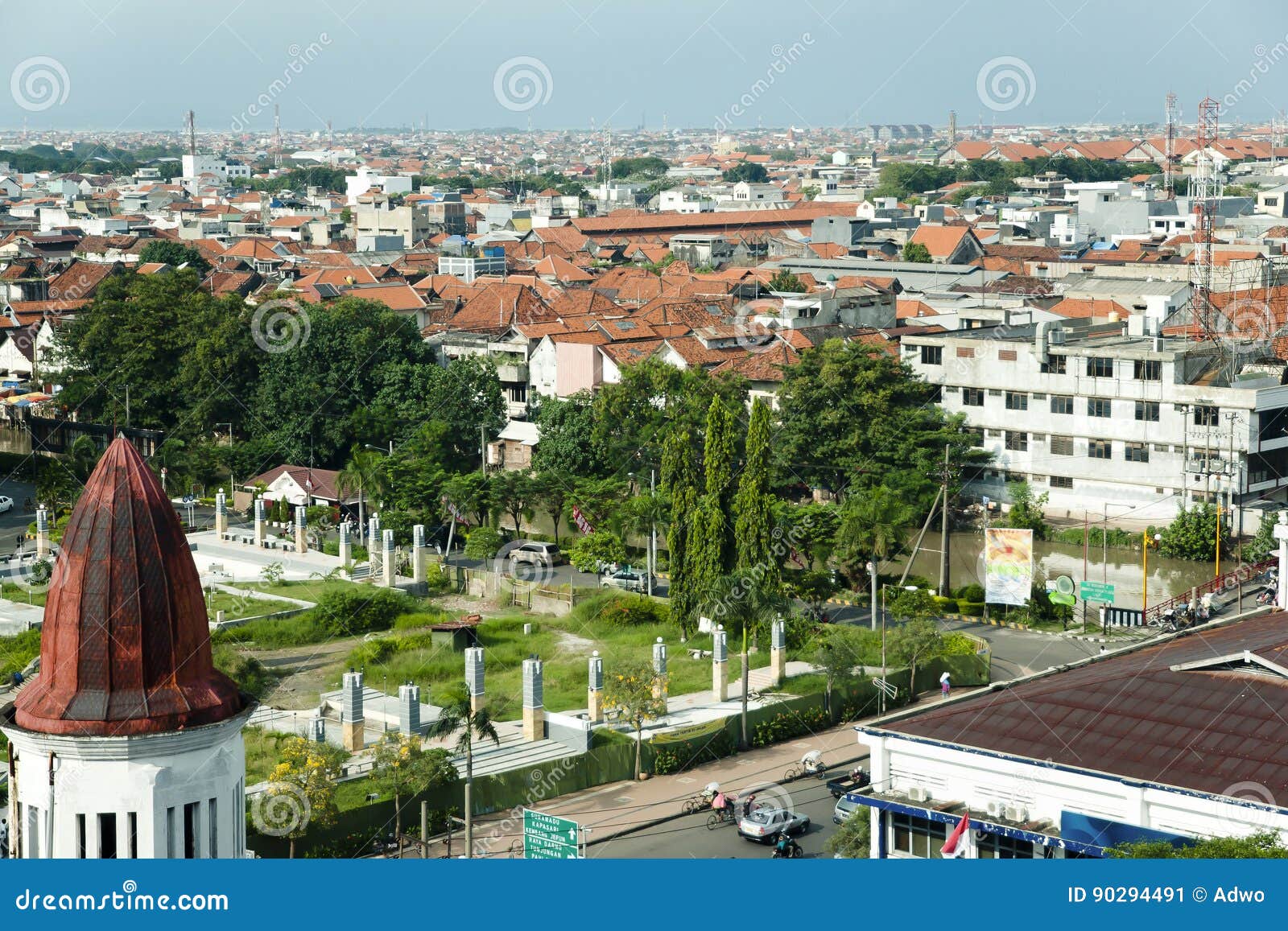 Surabaya - Java - Indonesia Stock Image - Image of architecture ...