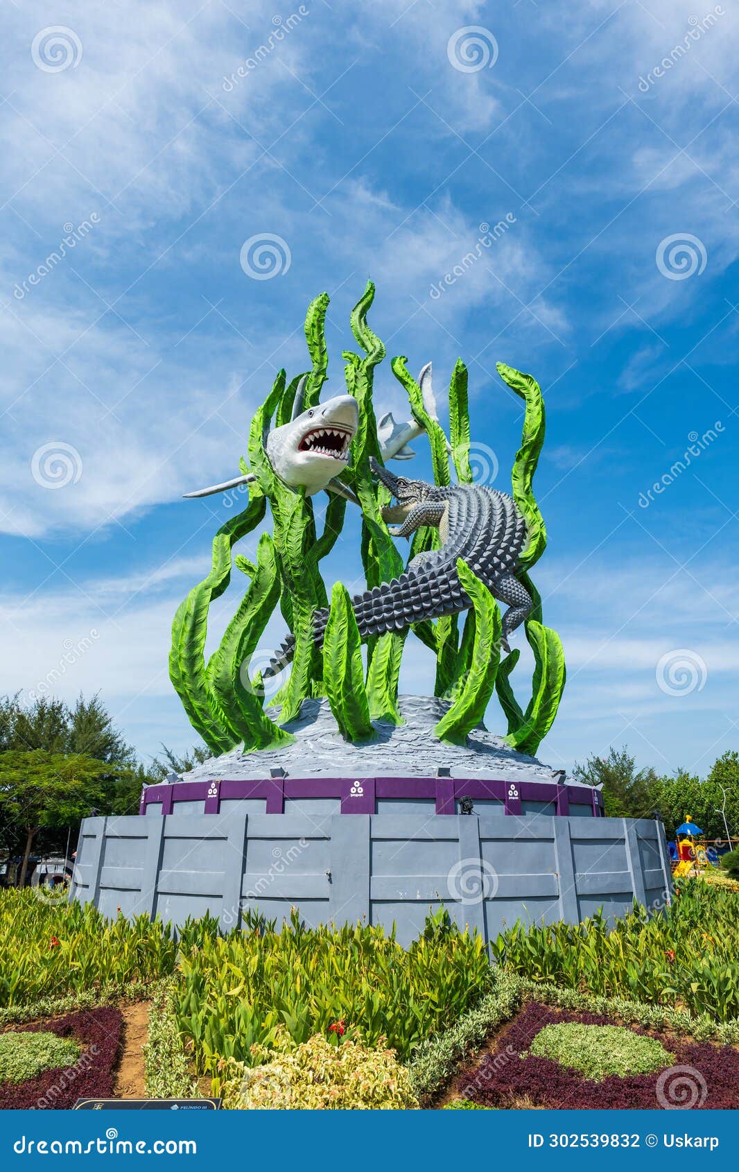 Surabaya Monument, Famous Landmark of the City in East Java, Indonesia ...