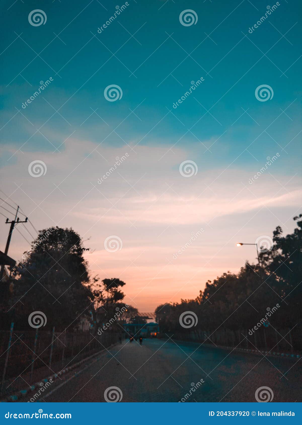 Surabaya Street Environment in the Morning Stock Photo - Image of ...