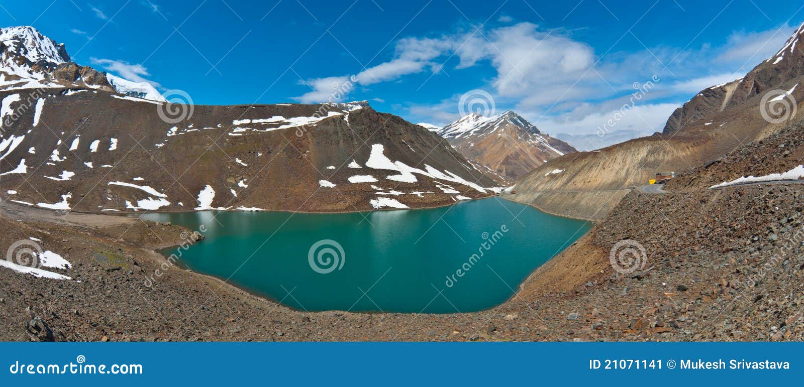 Suraj Taal Lake At Baralacha La, Lahaul-Spiti, Himachal Pradesh. India ...