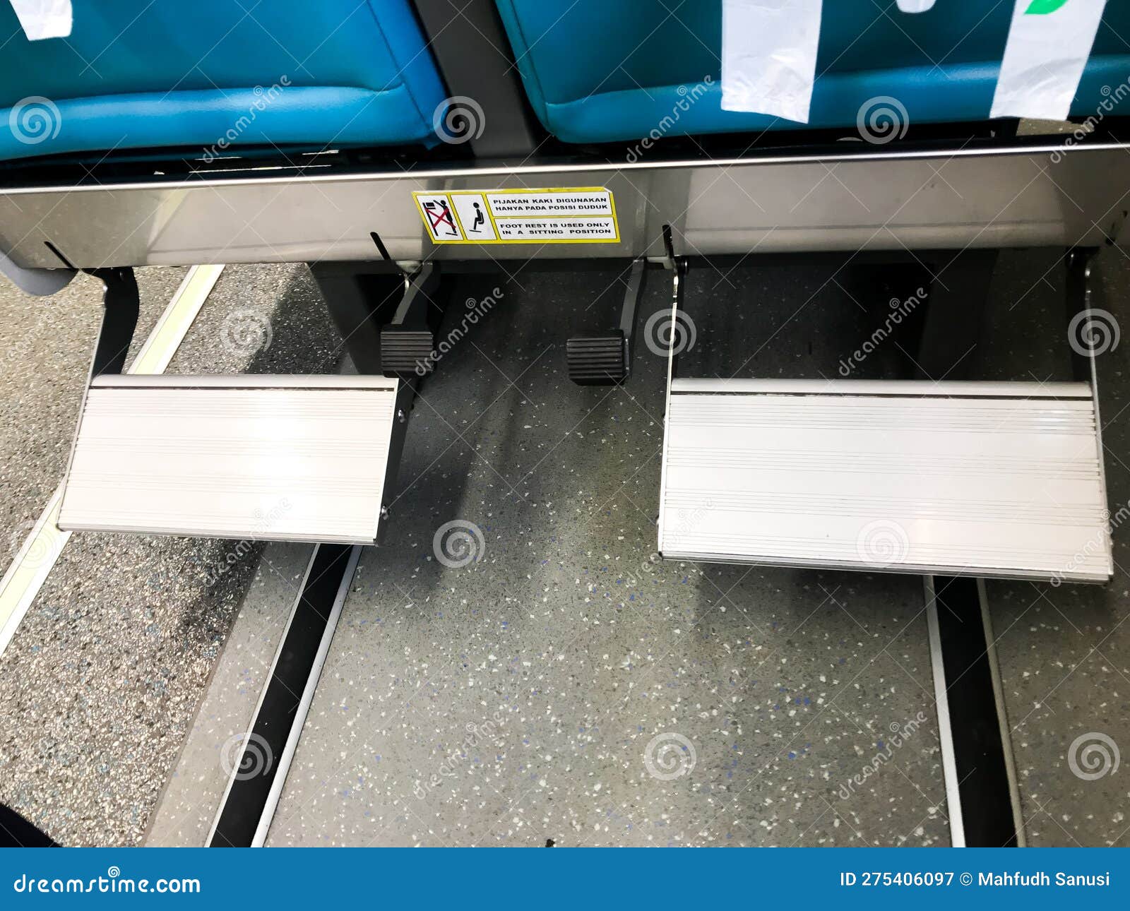 Leg Support on Executive Trains Stock Image - Image of arrive, board ...