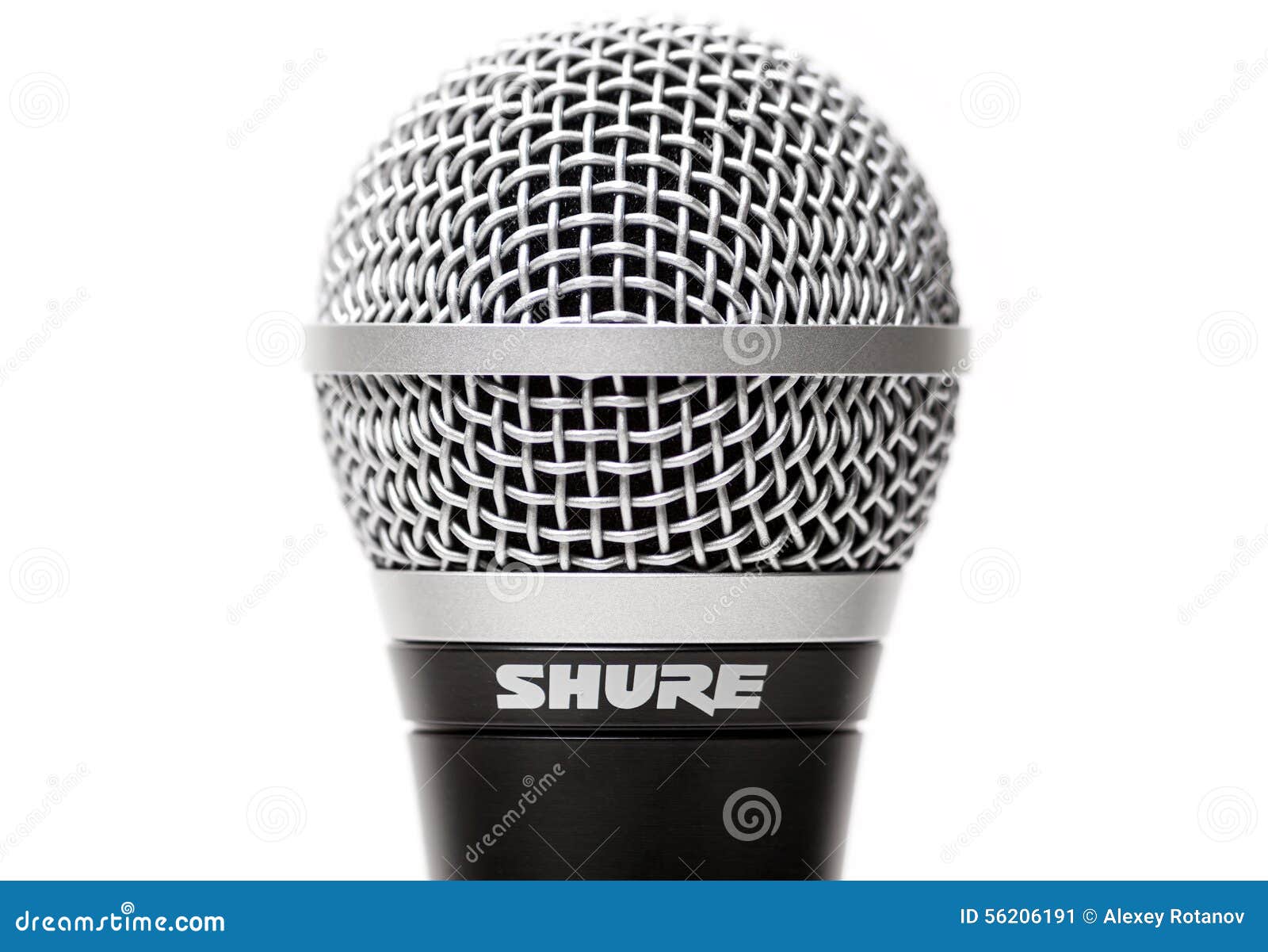 Sure SM58 Vocal Microphone Close Up Isolated Editorial Photo - Image of ...