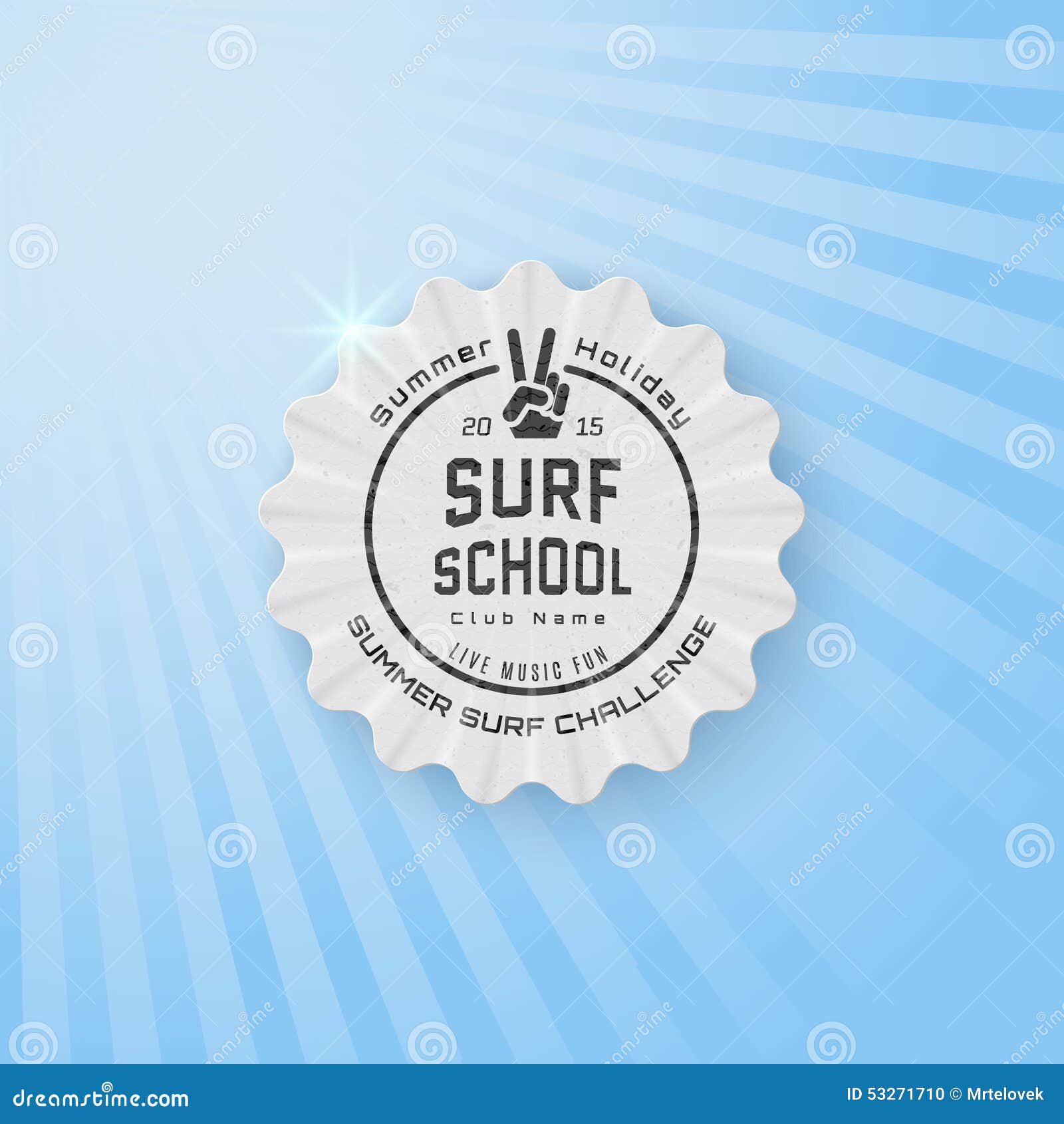 Surf Badges Logos And Labels For Any Use Vector Illustration ...