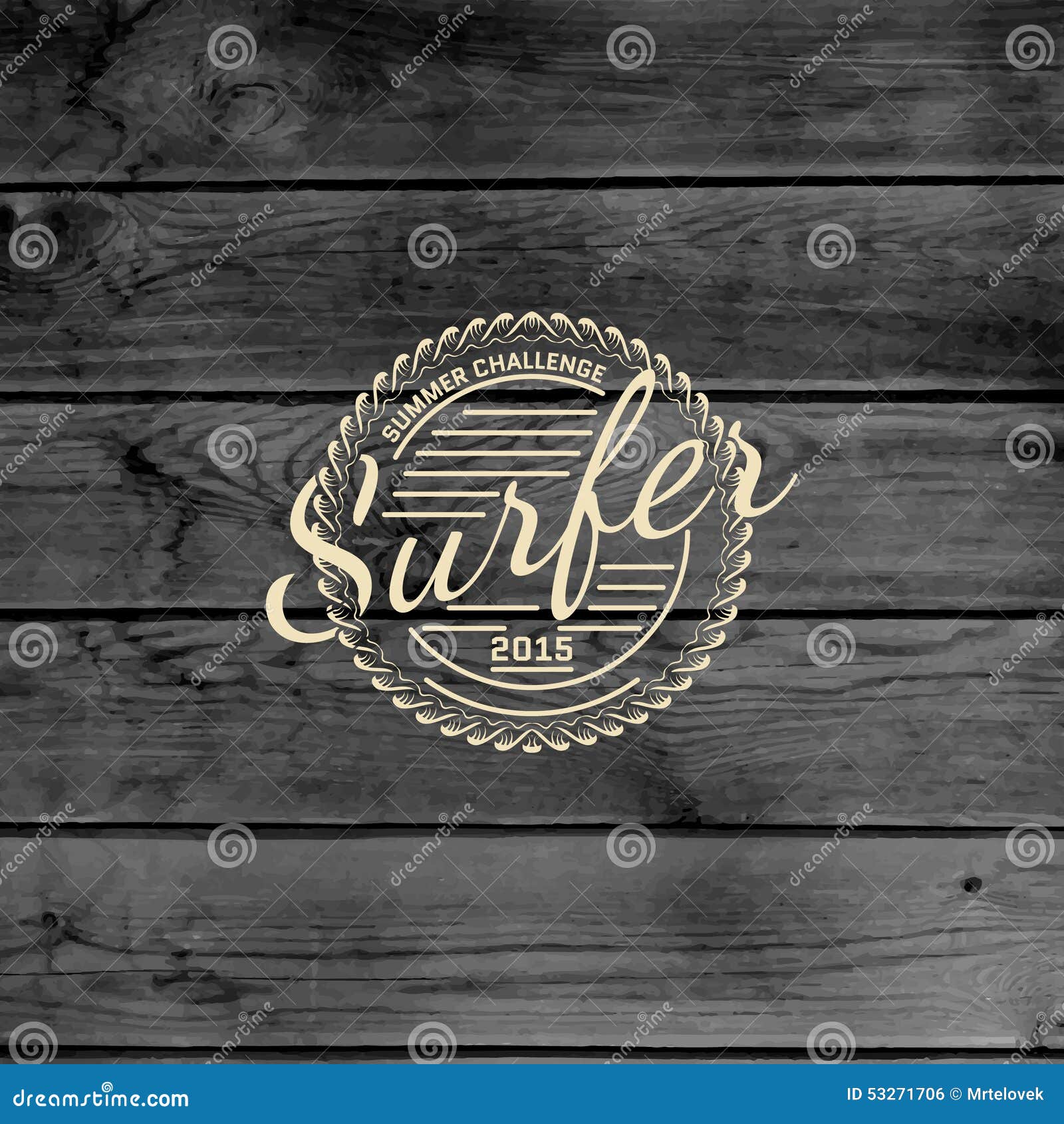 Surf Badges Logos And Labels For Any Use Vector Illustration ...