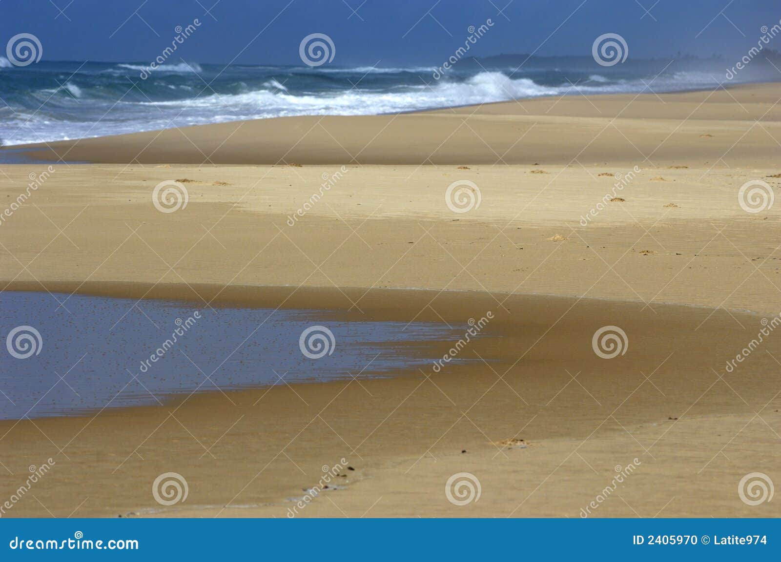 Surf, beach and tidal pool stock photo. Image of brown - 2405970