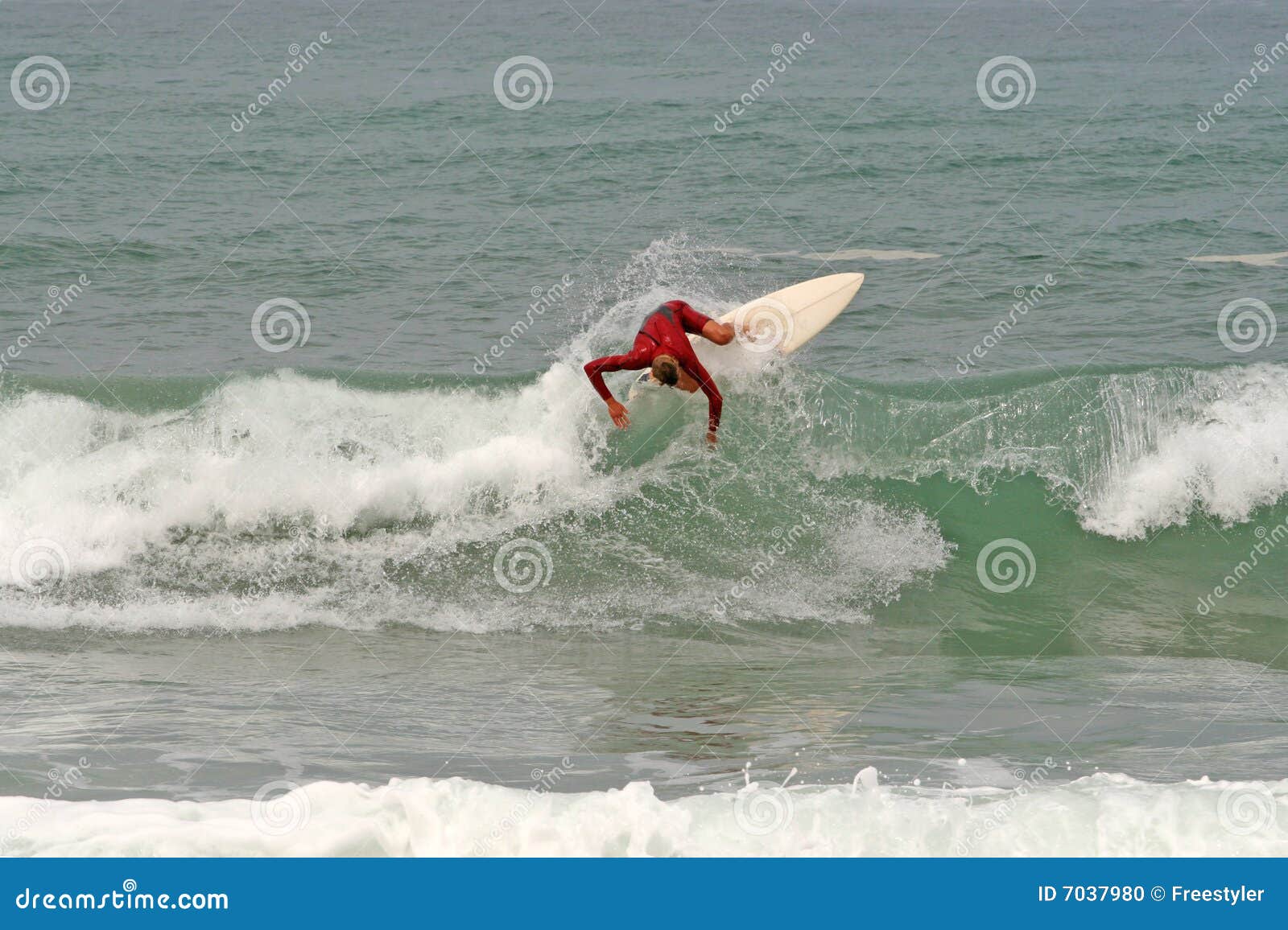 Surf boarder in action stock photo. Image of sportsman - 7037980