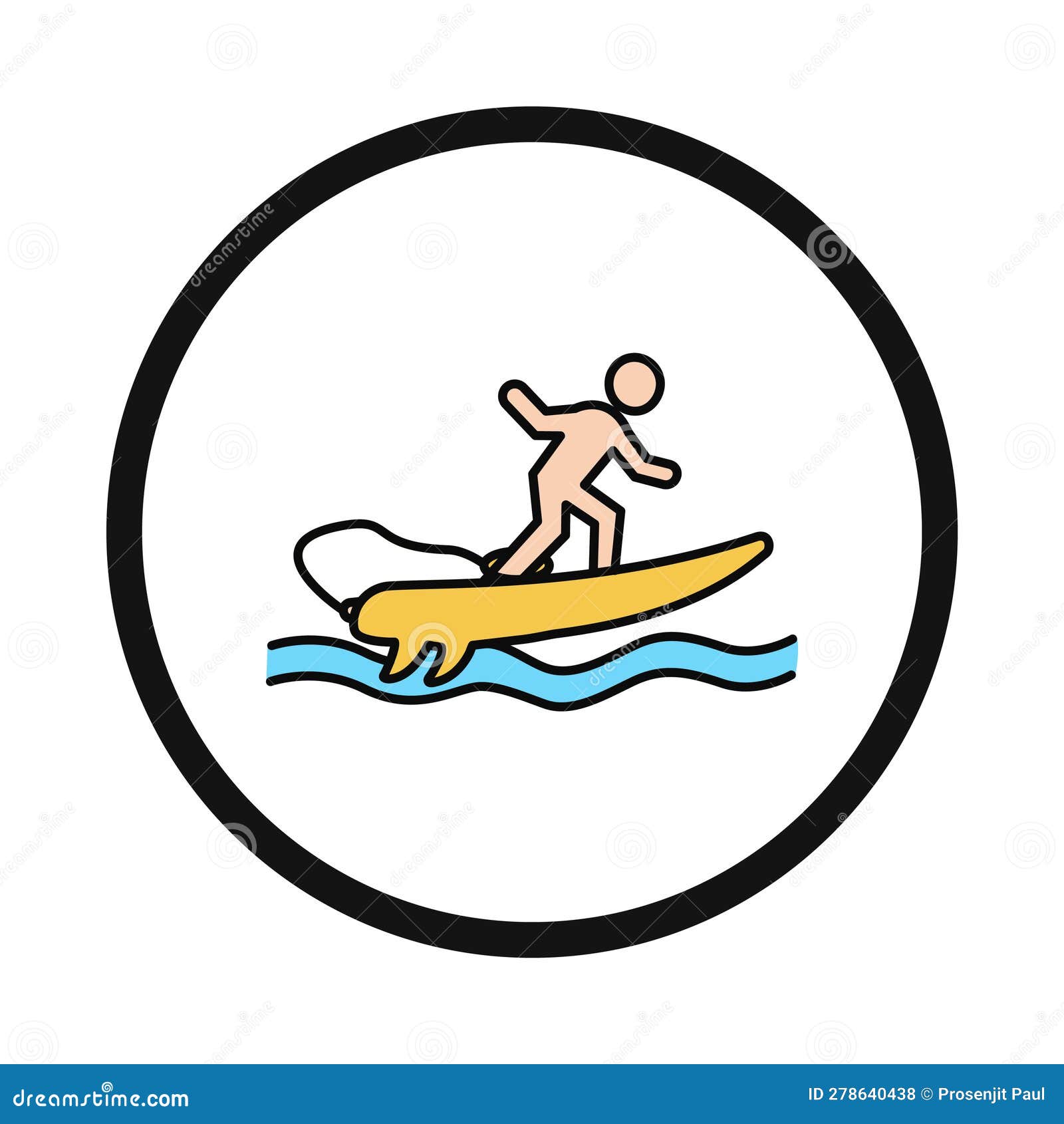 Surf Boat, Surf, Wake Surf Boat Icon Stock Vector - Illustration of ...