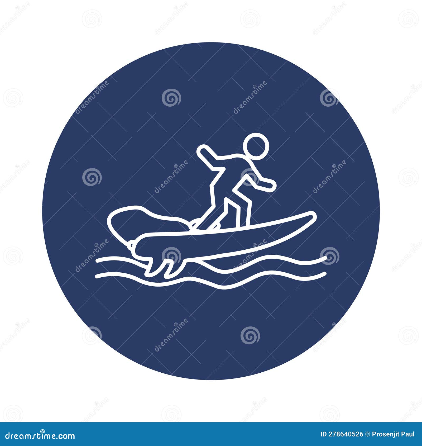 Surf Boat, Surf, Wake Surf Boat Icon Stock Vector - Illustration of ...