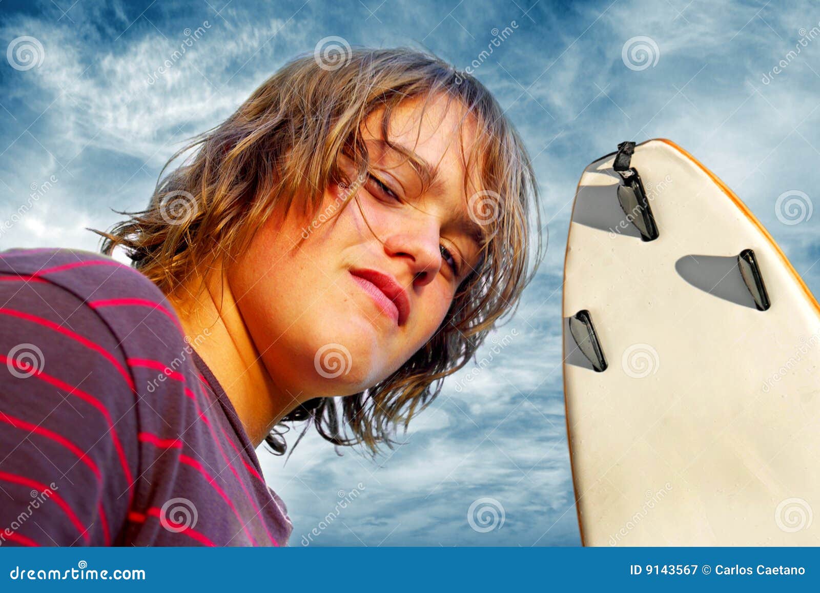 Surf Boy stock image. Image of natural, attractive, stand - 9143567